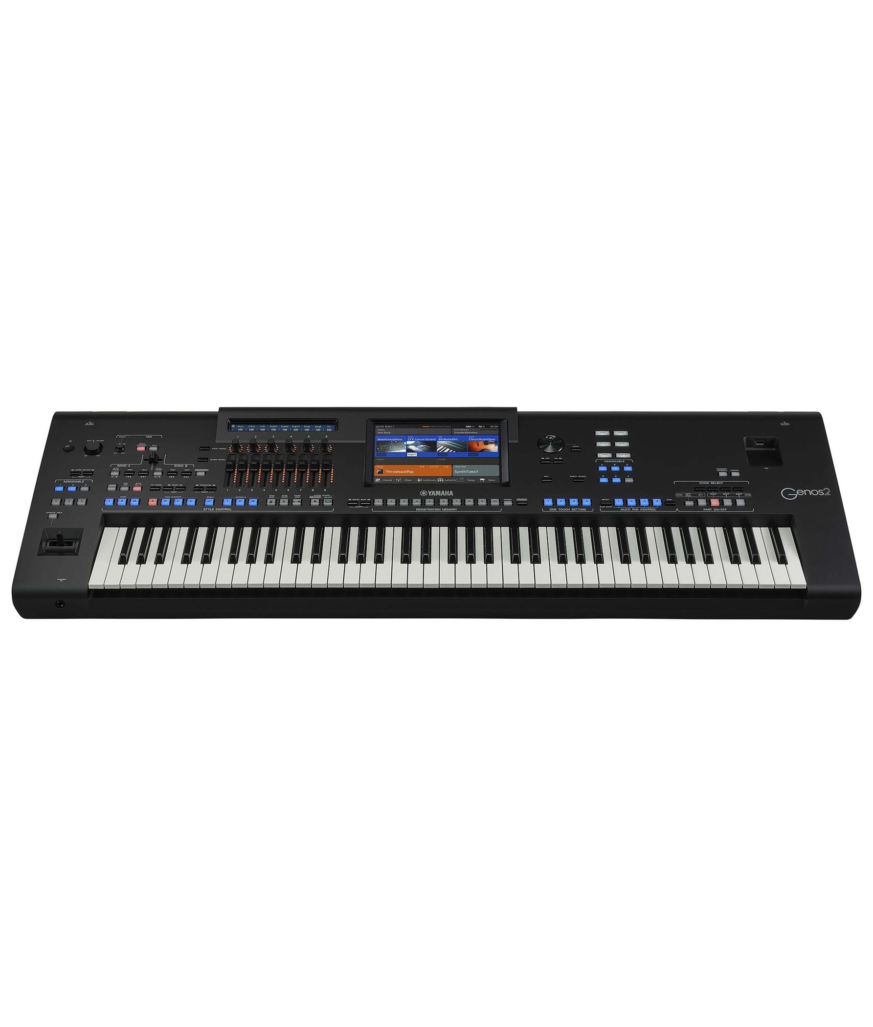 Yamaha GENOS2 76-key Flagship Arranger Workstation Keyboard Synth ...