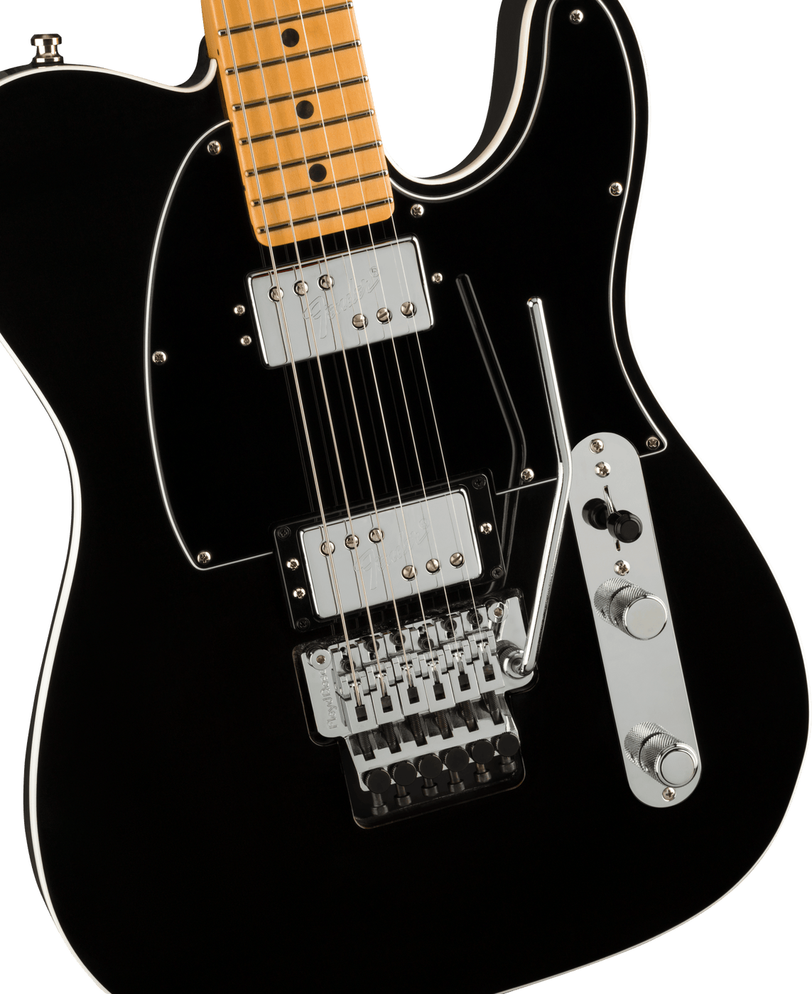 Fender American Ultra Luxe Telecaster Floyd Rose HH, Maple Fingerboard ...