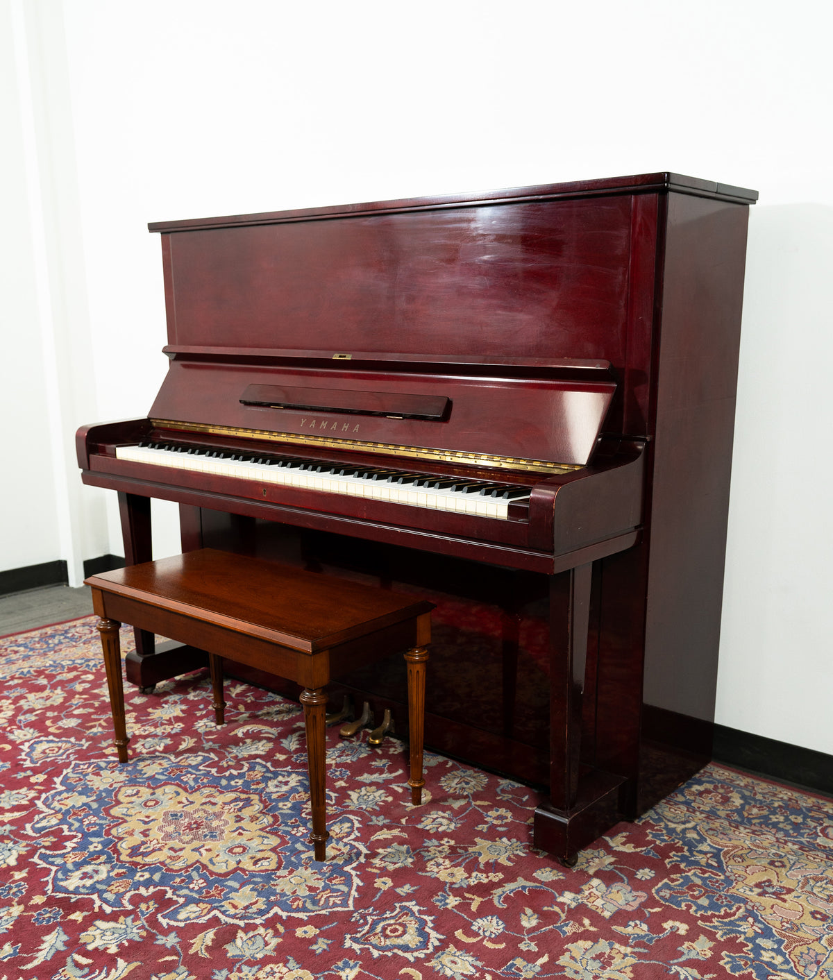 Yamaha 52" U3 Upright Piano | Polished Mahogany | SN: 461959 ...