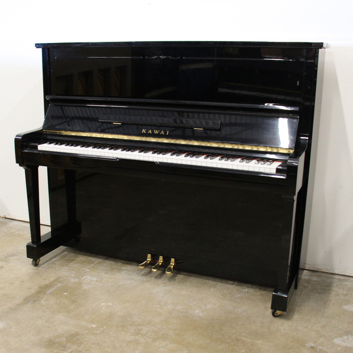 Kawai 48" BS2A Polished Ebony Studio PianoAlamo Music ...