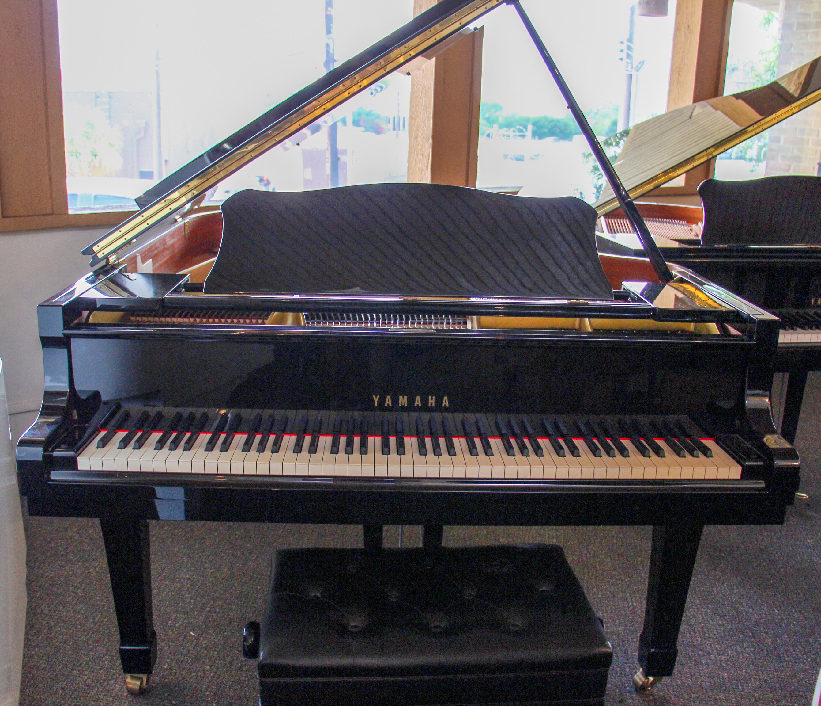 Yamaha C3 6'1" Grand Piano - Polished Ebony (1097)Alamo Music ...