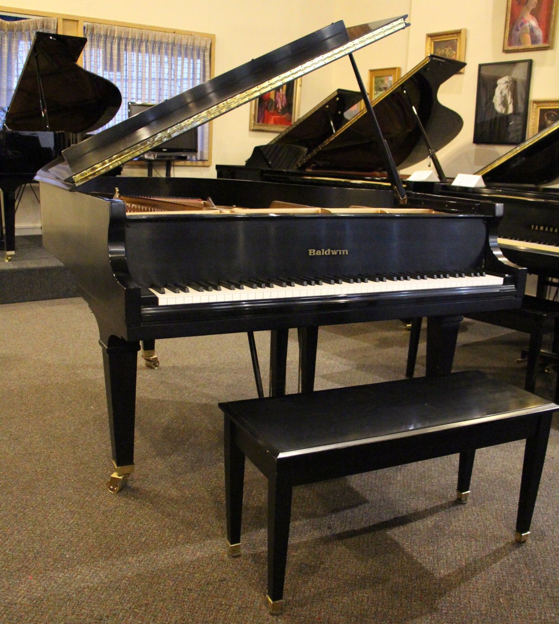 Baldwin R Grand Piano | 5'8" | Satin EbonyAlamo Music CenterAlamo Music ...