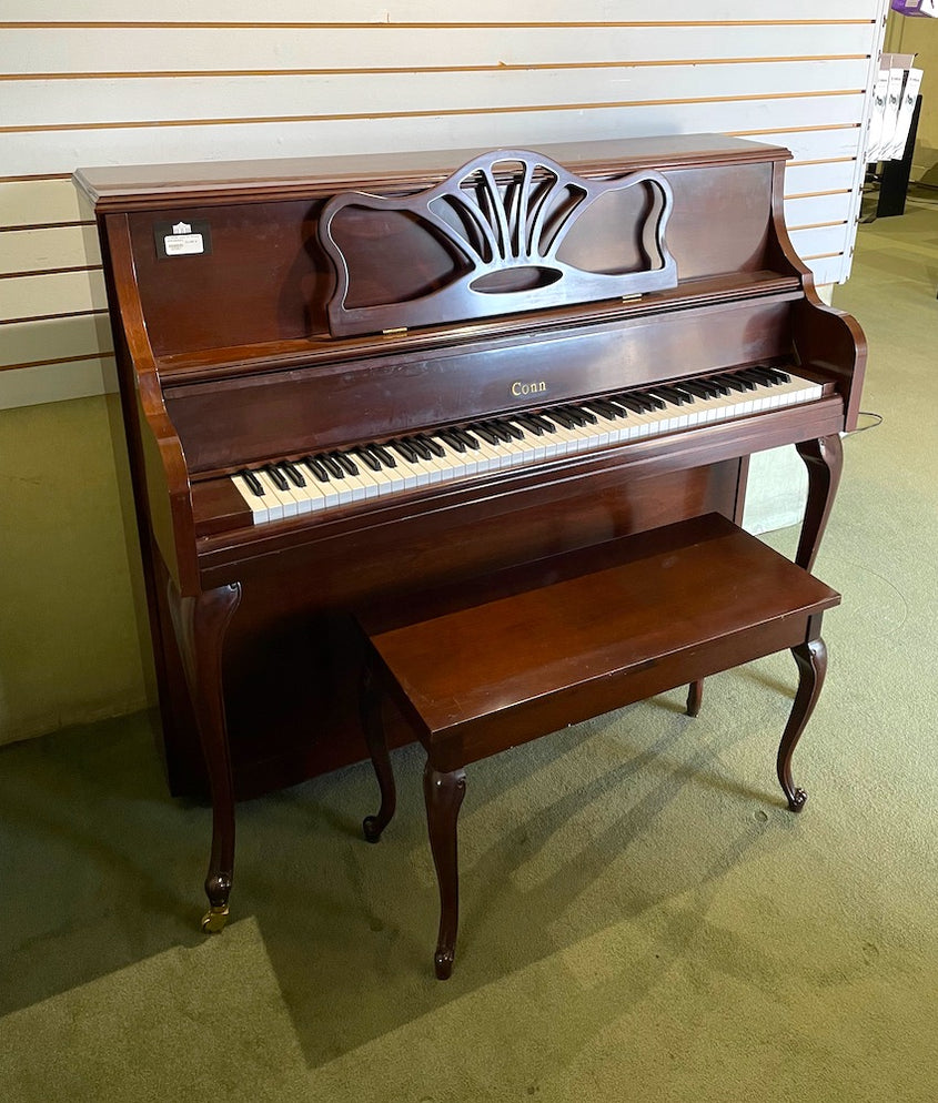 Conn Upright Piano | Polished Mahogany | UsedAlamo Music ...