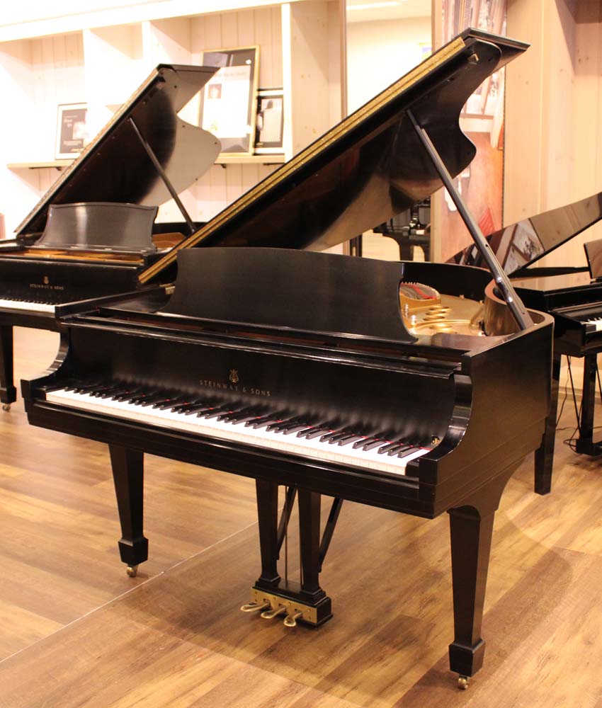 1987 Steinway 5'7" Model M Grand Piano | Satin Ebony | SN: 499822 ...
