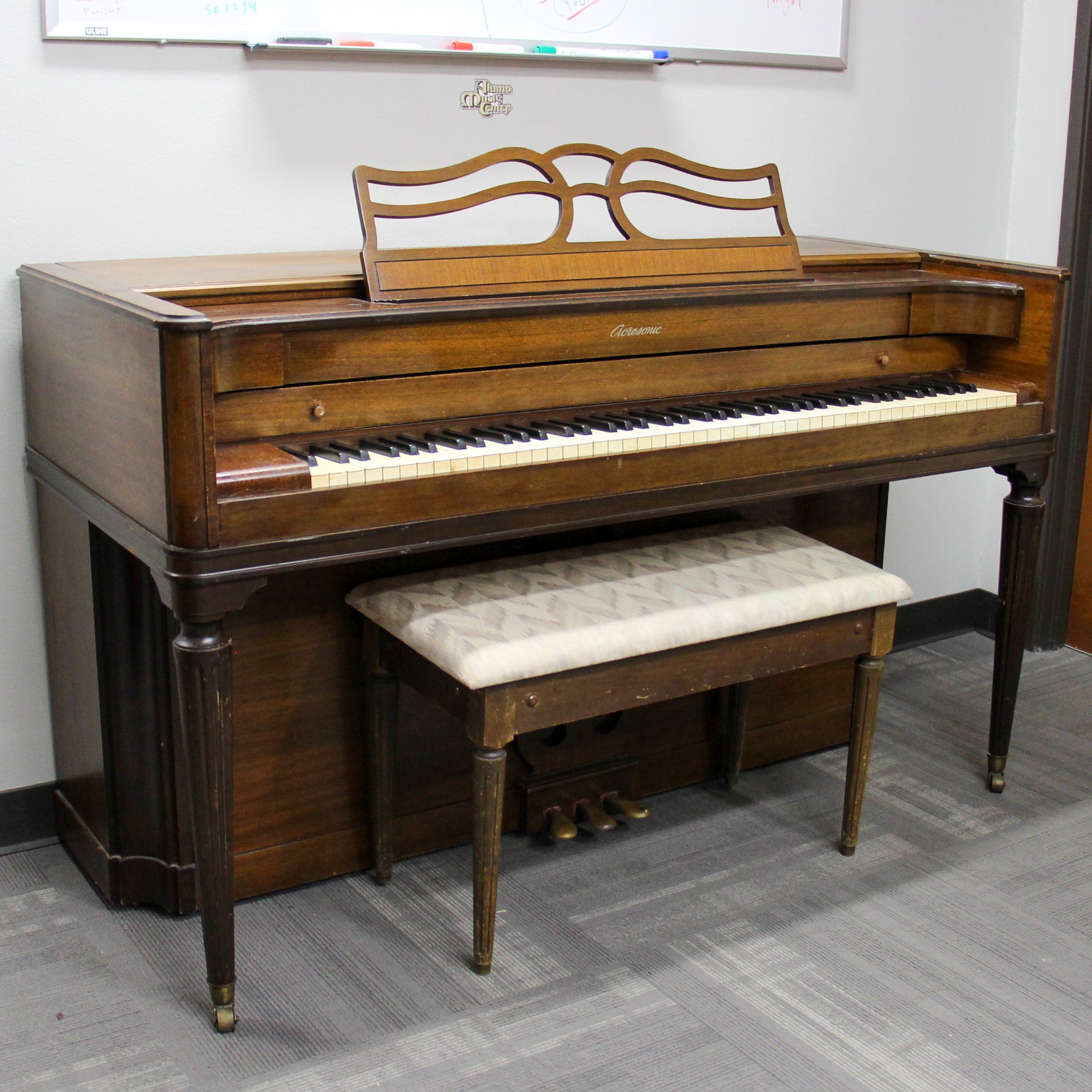 Acrosonic by Baldwin Spinet/Console Piano Cherry FinishAlamo Music ...