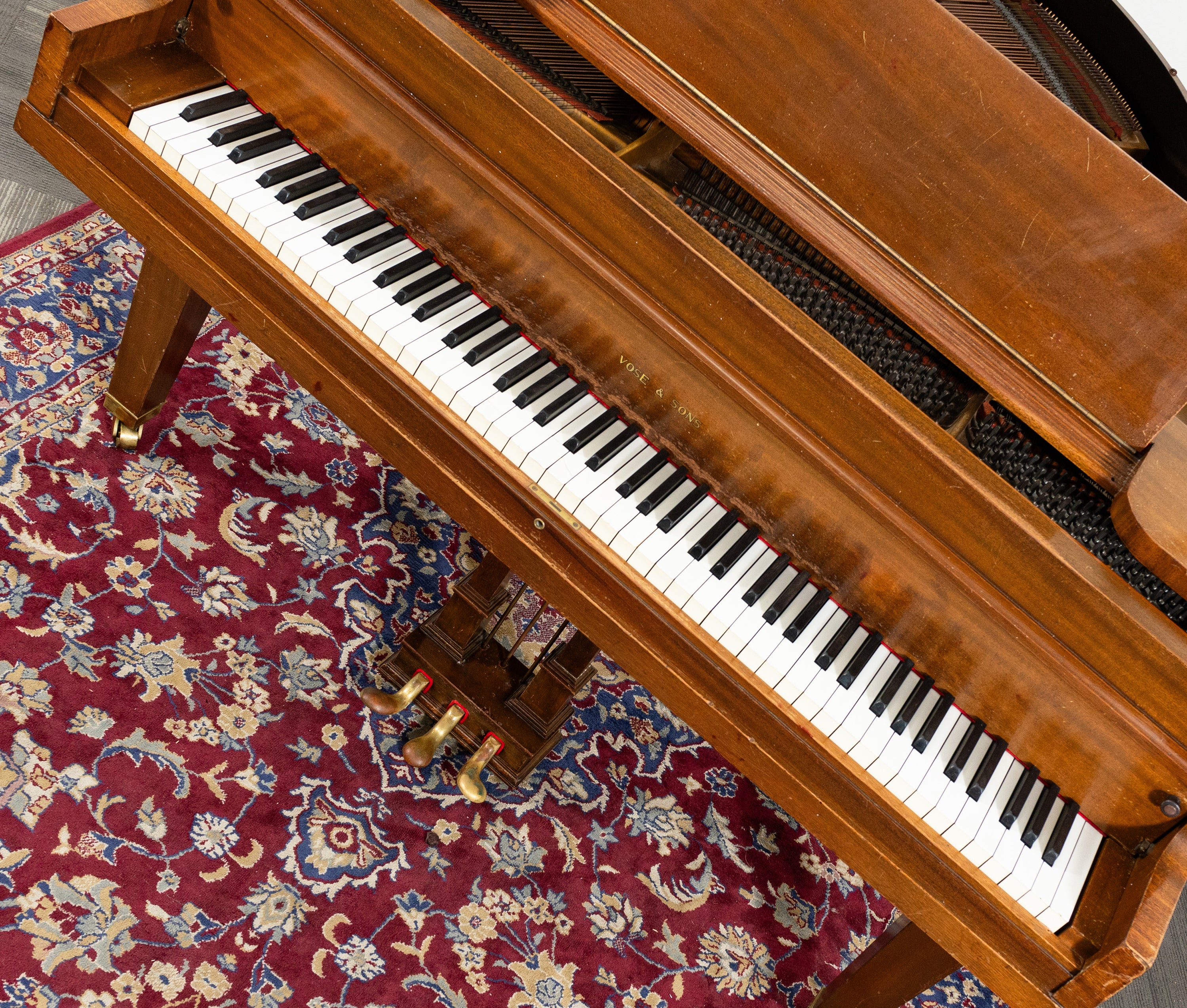 Vose and Sons 5'3" Grand Piano | Satin Mahogany | SN: 89444 | UsedAlamo ...