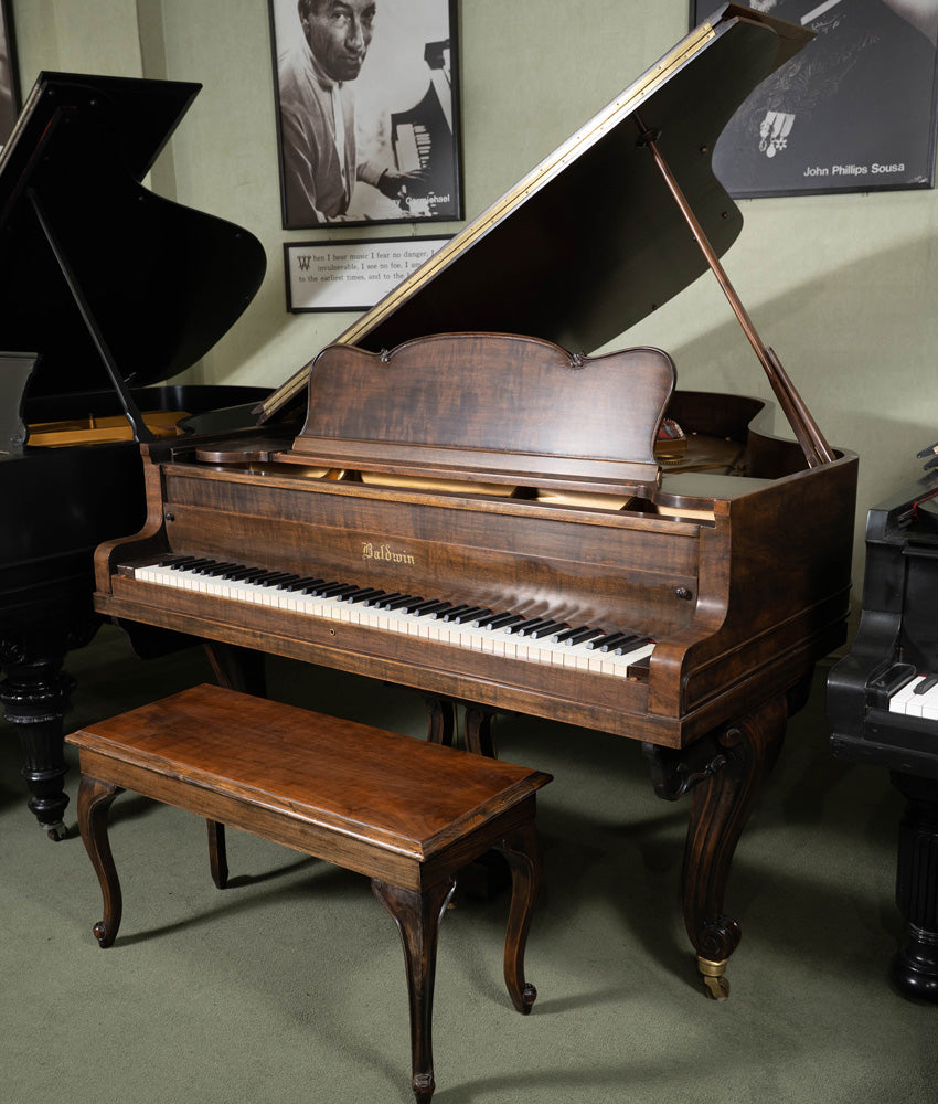 1926 Baldwin Model L Grand Piano | Walnut | Used — Alamo Music Center