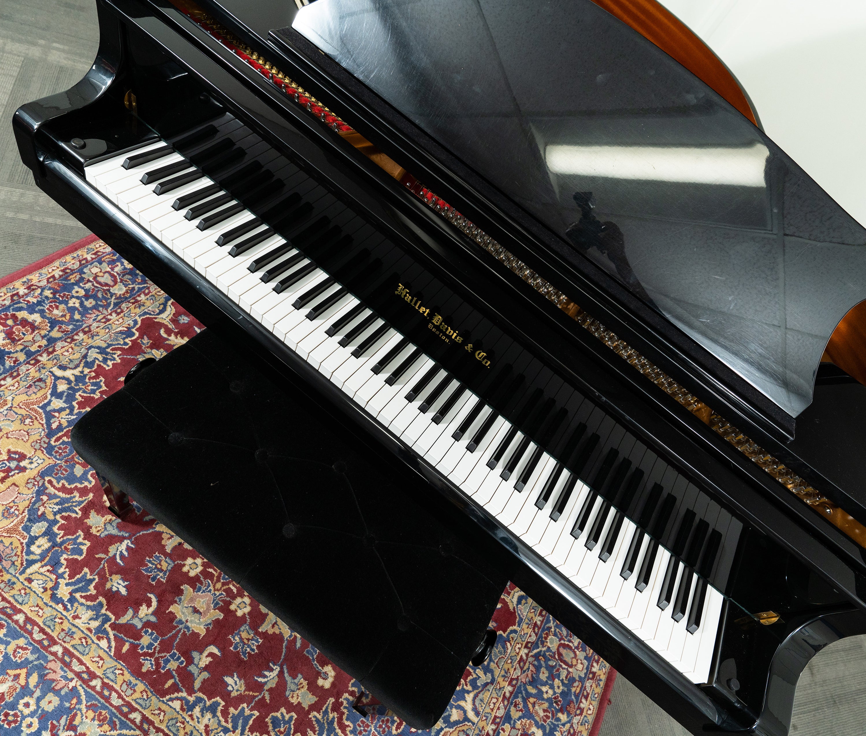 Hallet Davis & Co Classic Grand Piano | Polished Ebony | SN: DG22875 ...