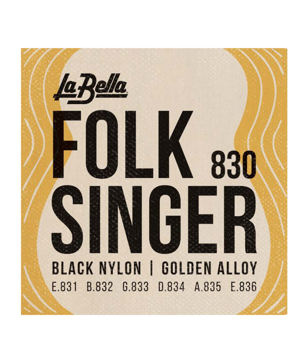 La Bella 830 Folk Singer Ball Ends Nylon/Alloy Strings Set | NewAlamo ...