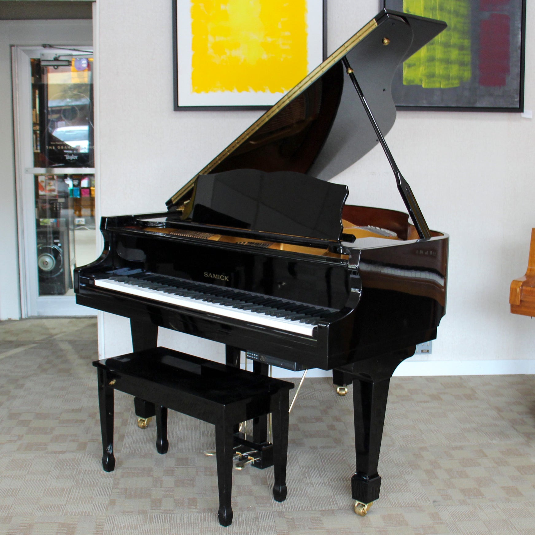 Samick SIG-50 Baby Grand Piano - PianoDisk Player Piano SystemAlamo ...