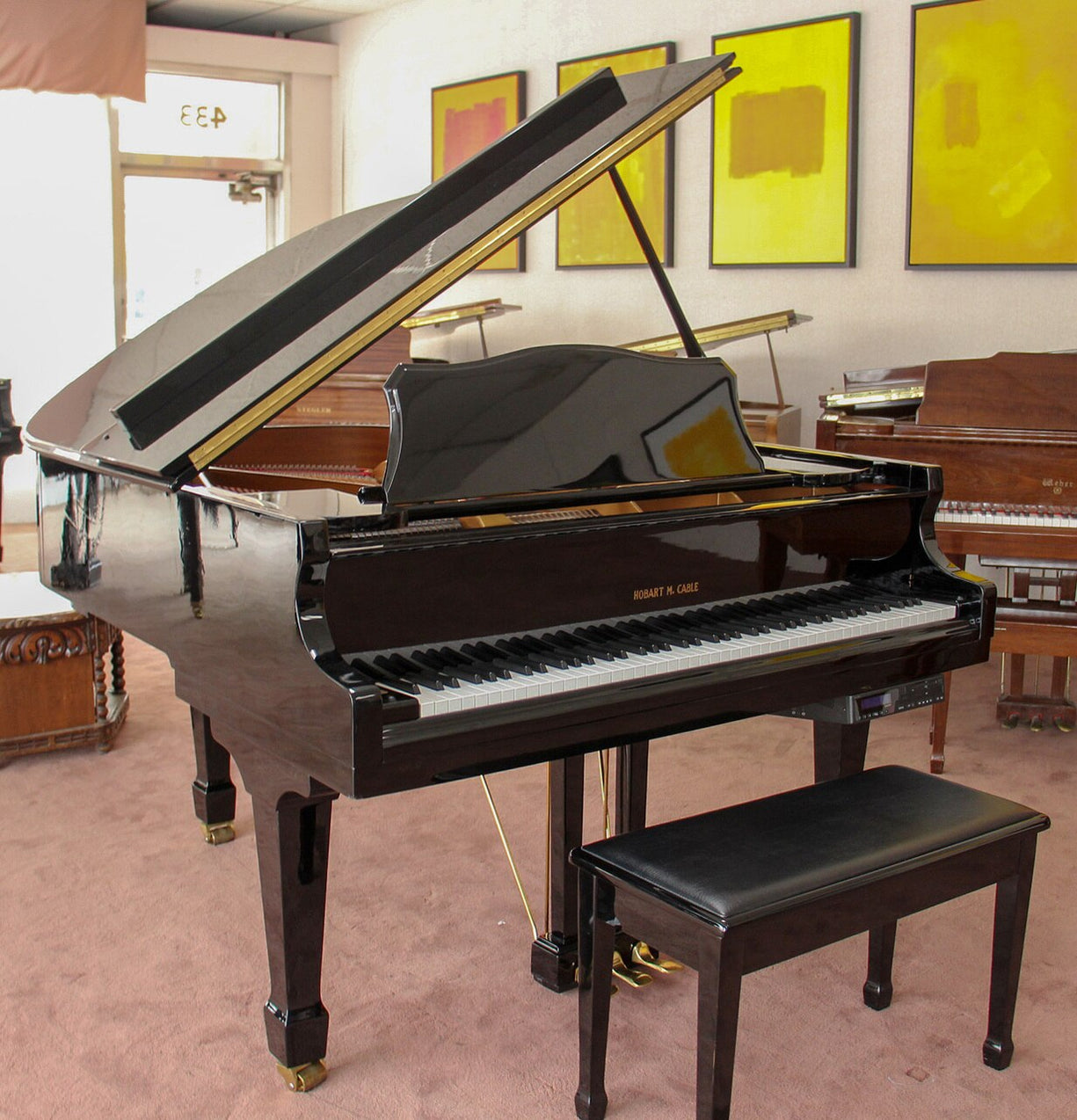 Hobart M. Cable GH-62 Grand Piano w/ PianoDisc Player SystemAlamo Music ...