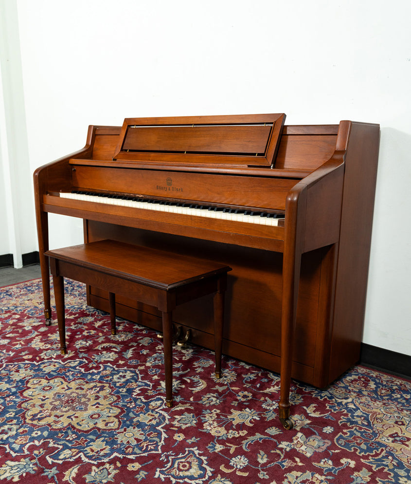 Story & Clark Upright Piano | Satin Mahogany | SN: 382703 | UsedAlamo ...