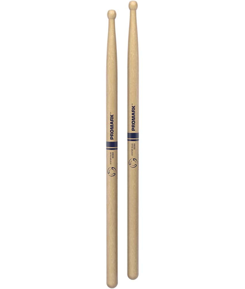 ProMark DC50 System Blue Marching Drumsticks - Lacquered Hickory ...