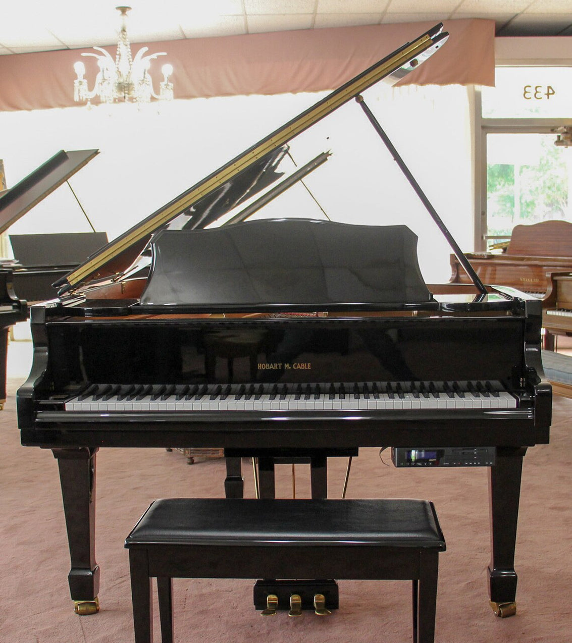 Hobart M. Cable GH-62 Grand Piano w/ PianoDisc Player SystemAlamo Music ...
