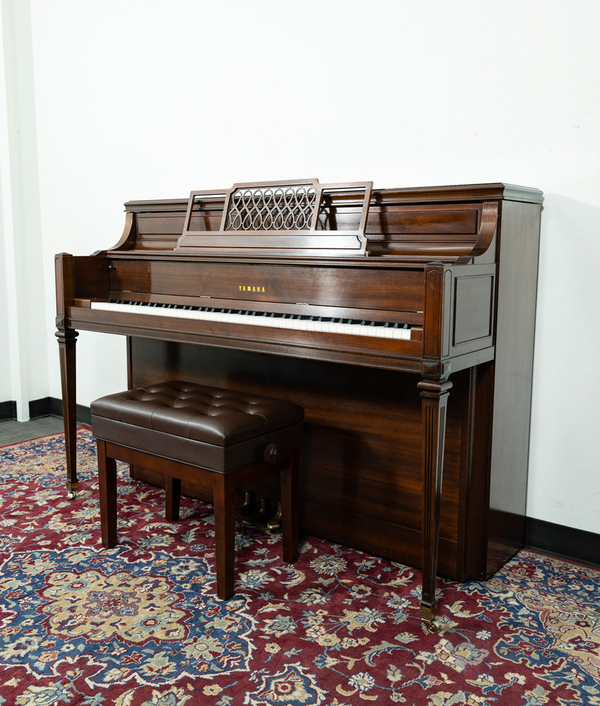 Yamaha M2G Upright Piano | Satin Mahogany | SN: D3342043 | UsedAlamo Music CenterYamahaUPRIGHT ...