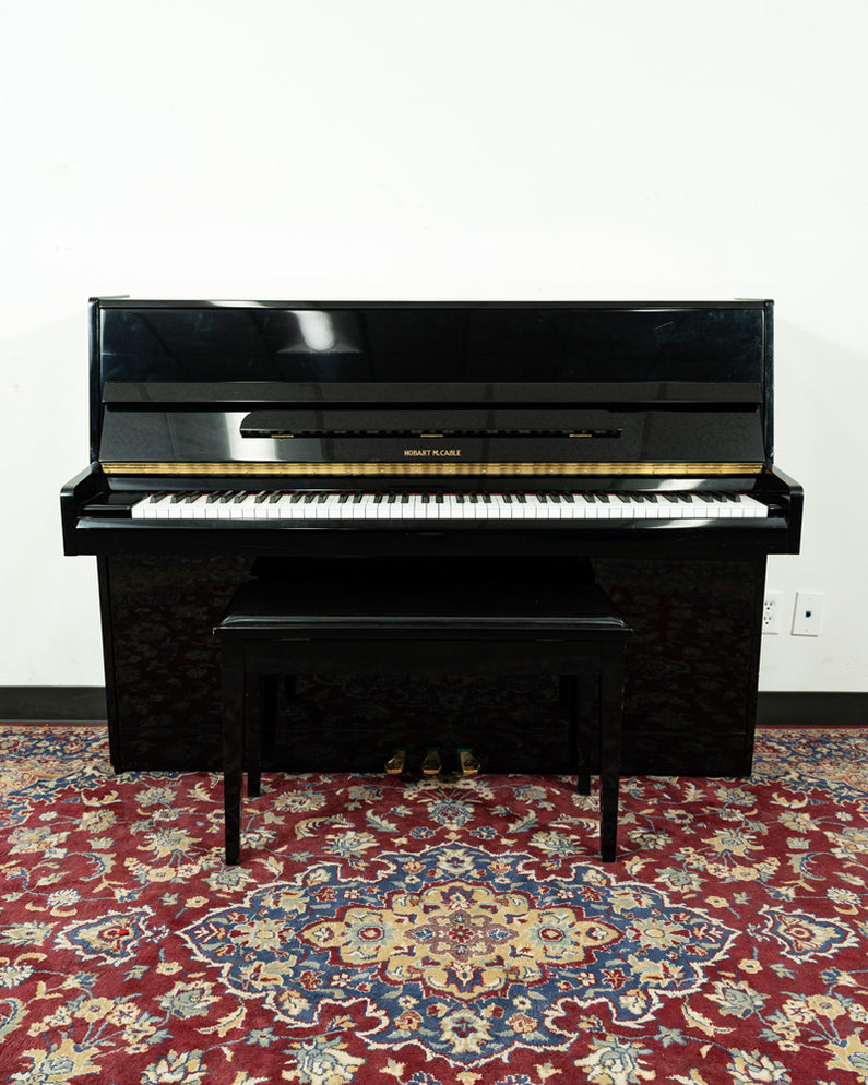 Hobart M. Cable UH-09 Console Upright Piano | Polished Ebony | SN ...