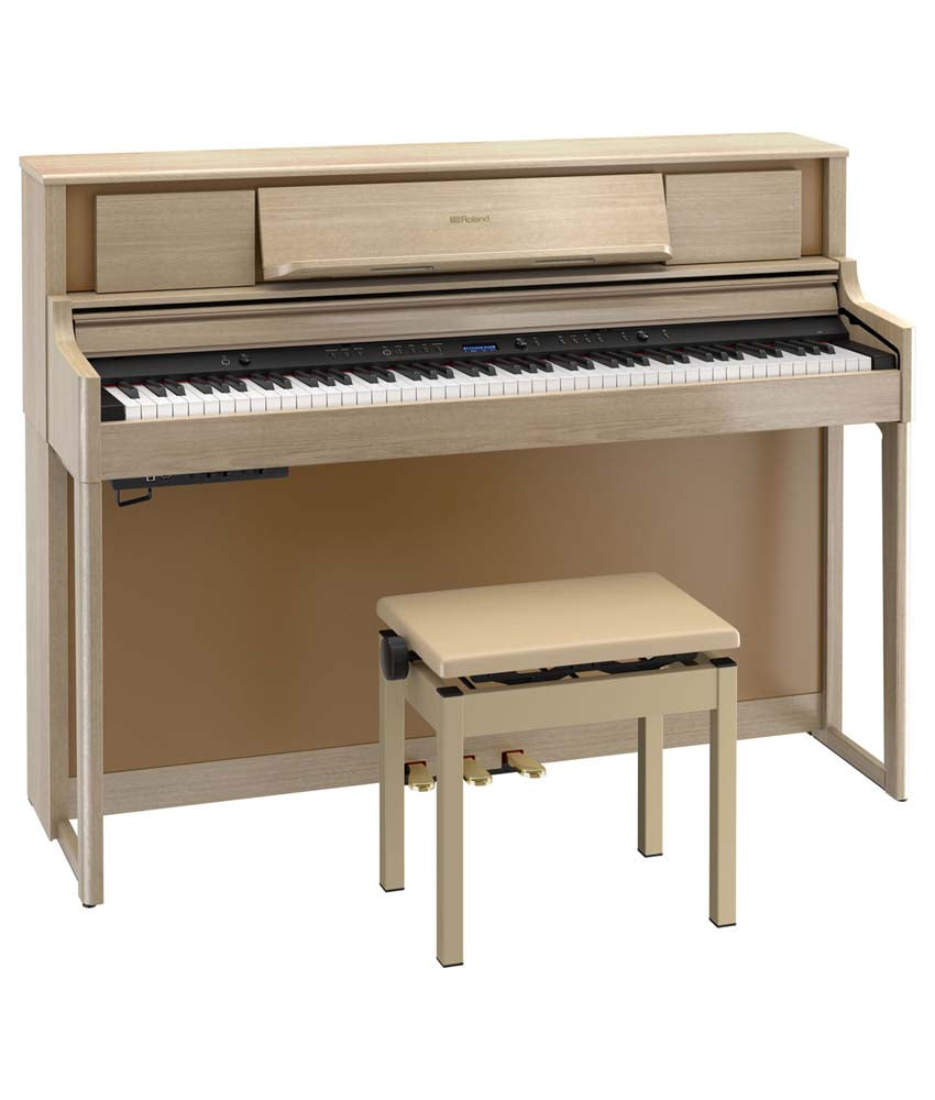 Roland LX705 Digital Piano Kit w/ Stand and Bench - Light ...