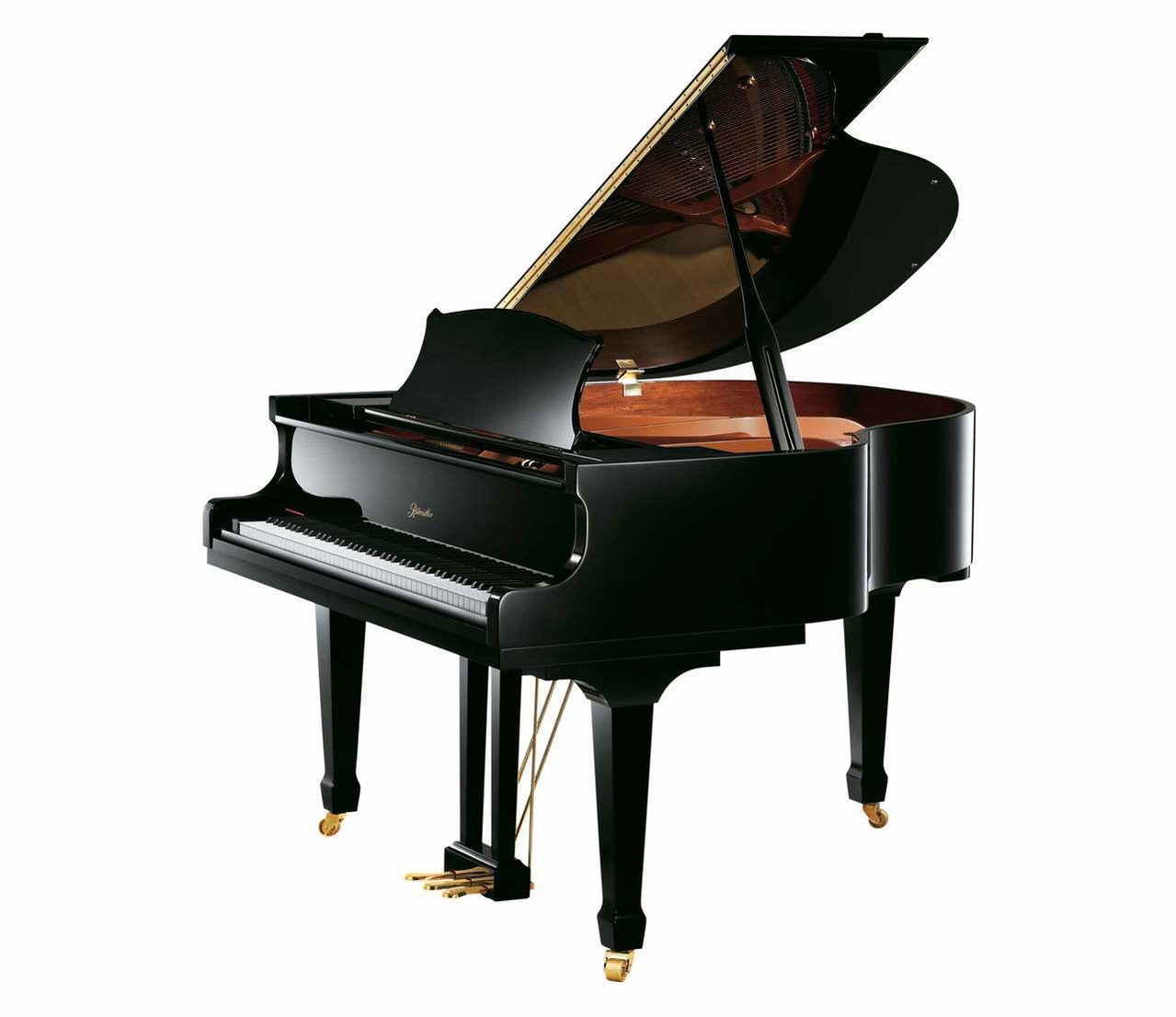 Ritmuller R8 Ebony Polish QRS Player Bundle 4'11" Conventional Grand ...