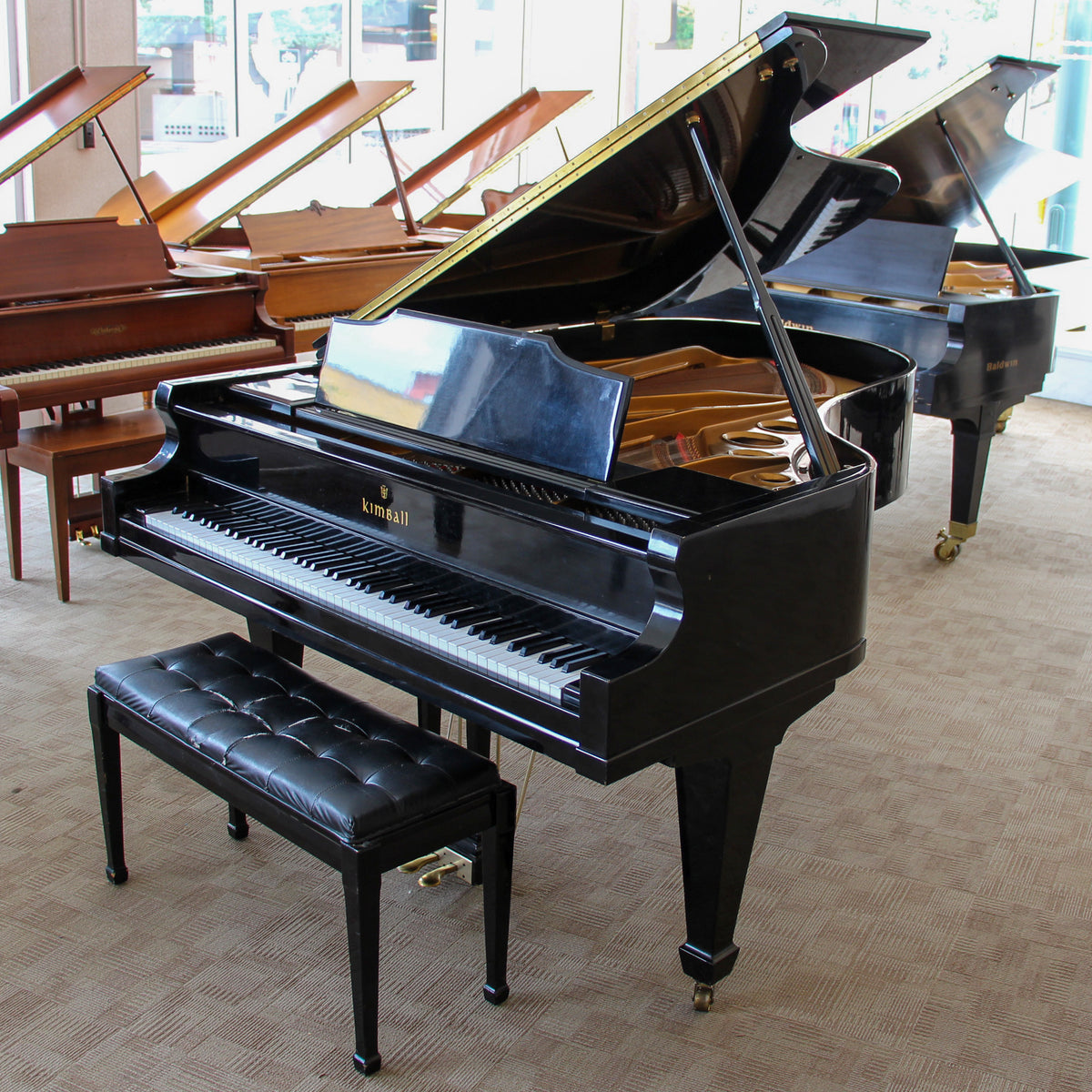 Kimball 7' Conservatory Grand Piano | Viennese Model with English ...