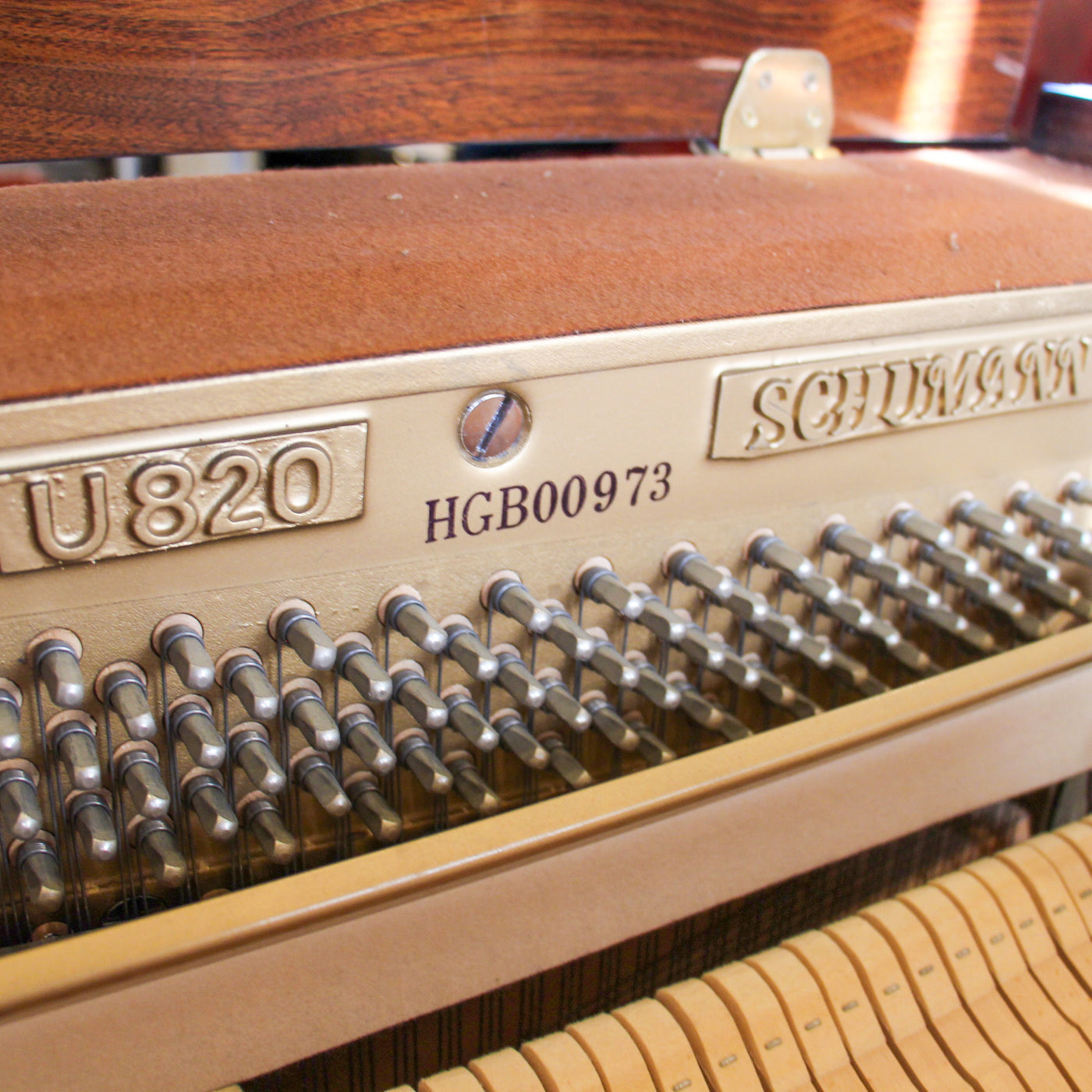 Schumann U820 Walnut Console PianoAlamo Music CenterAlamo Music ...