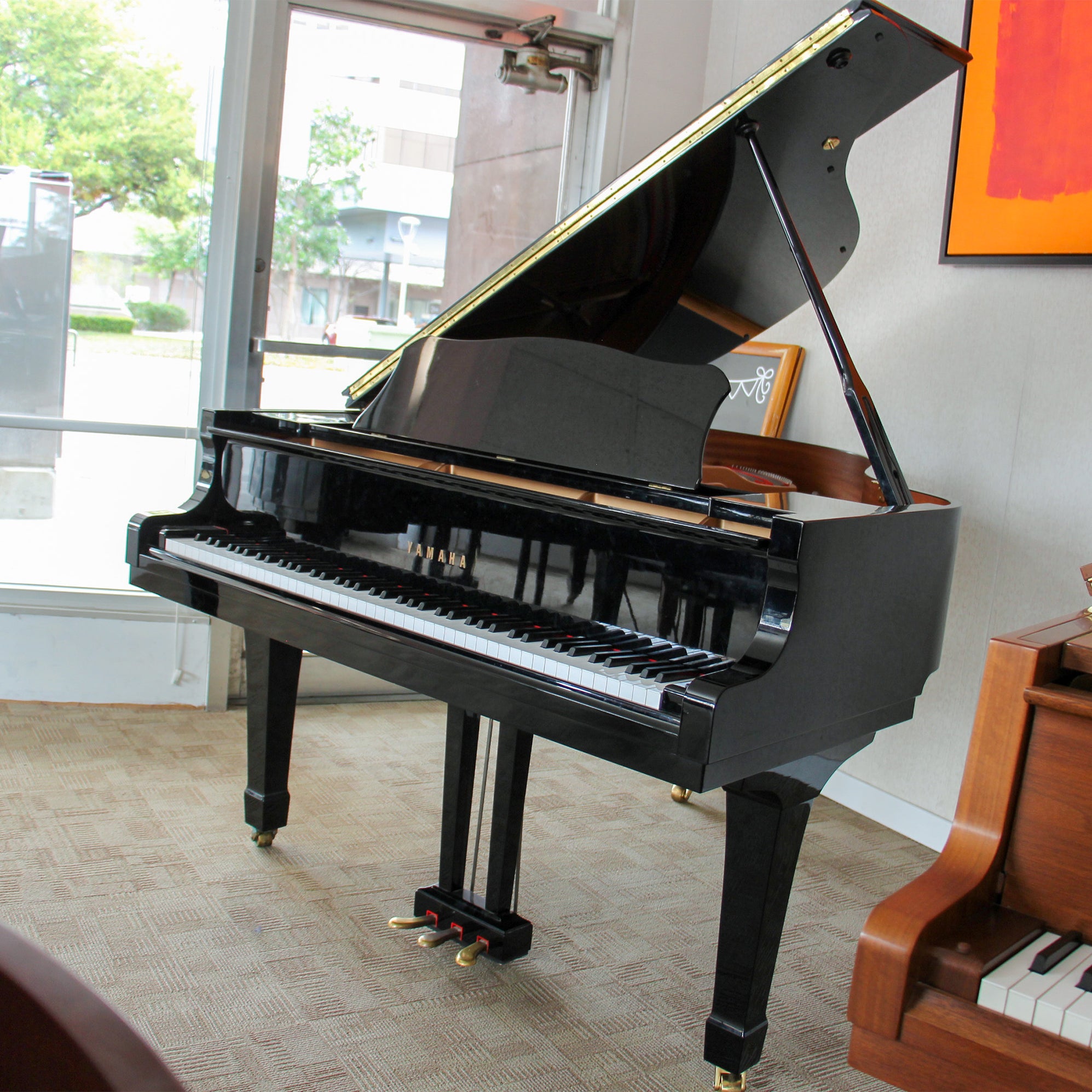 1999 Yamaha C1 GRAND PIANO | POLISHED EBONY – LIKE NEWAlamo Music ...