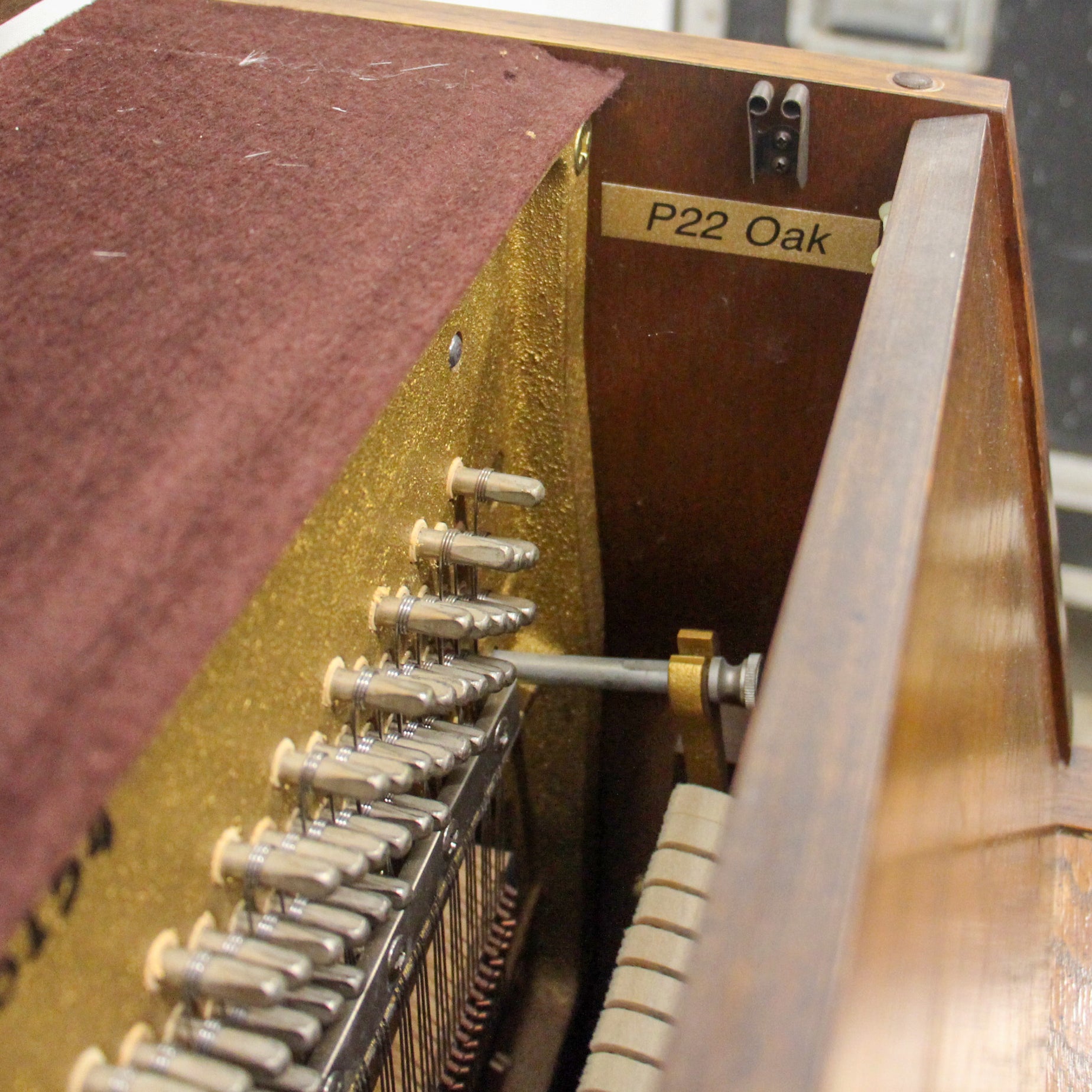 Yamaha P22 Dark Oak Studio PianoAlamo Music CenterYamahaUPRIGHT PIANOS