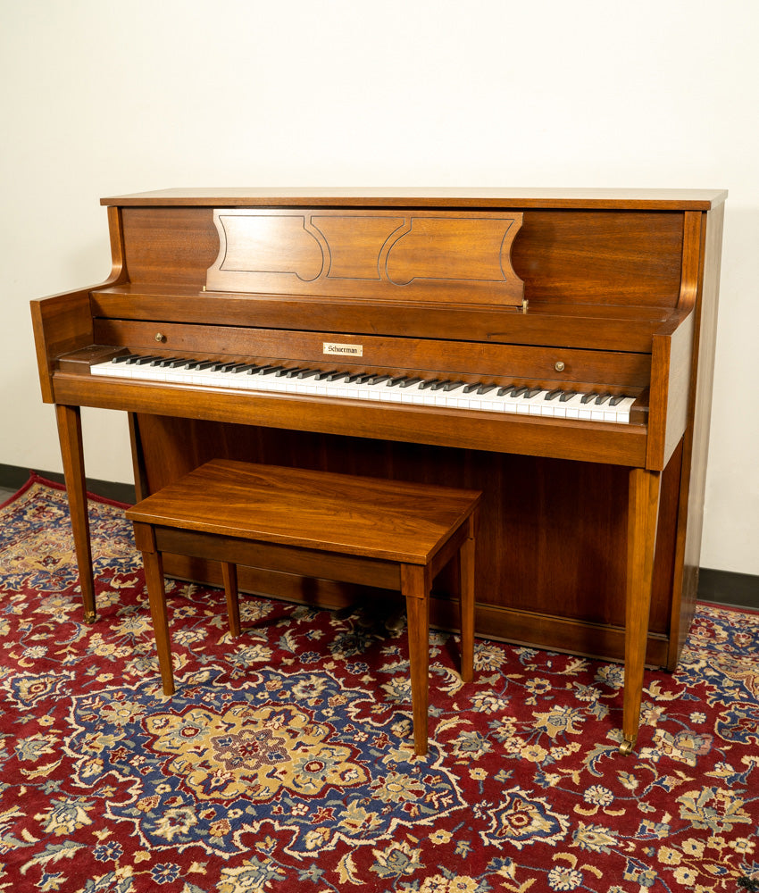 Schumann Upright Piano | Satin Walnut | SN: J14189 ...