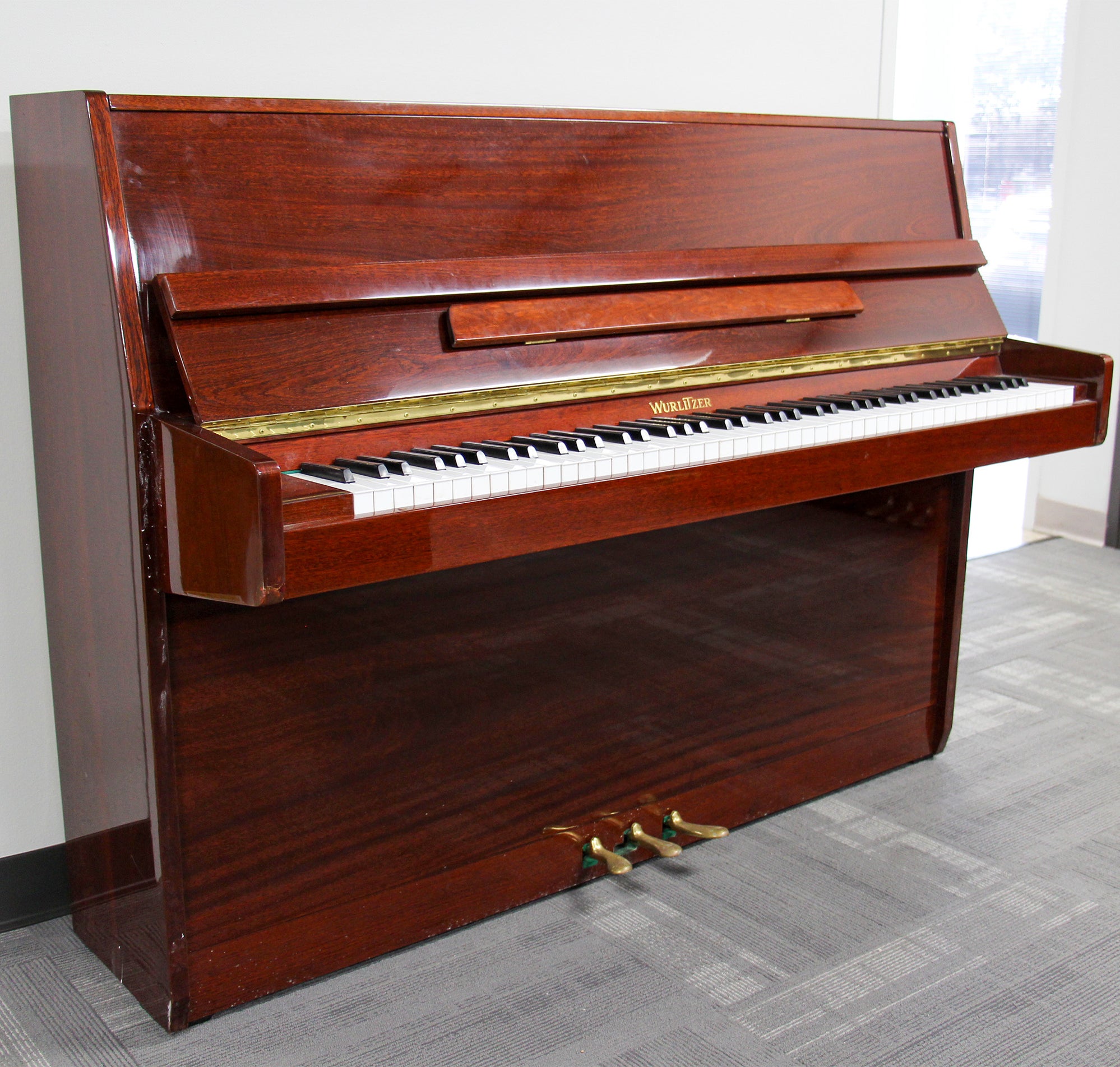 Wurlitzer WP50 Continental Console Piano | Polished MahoganyAlamo Music ...