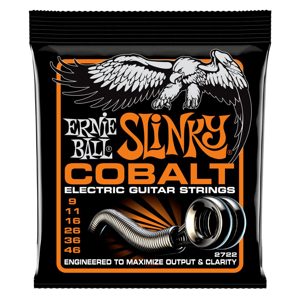 Ernie Ball Hybrid Slinky Cobalt Electric Guitar Strings - 9-46 ...