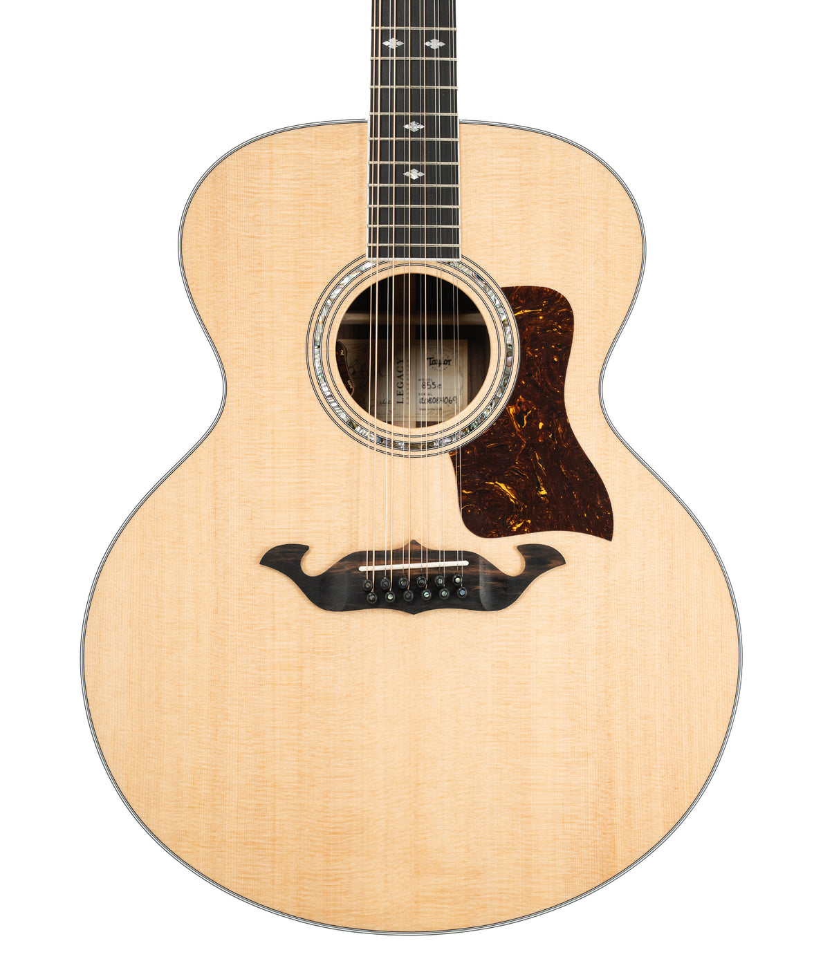Taylor 855e Legacy Spruce/Rosewood 12-String Jumbo Acoustic-Electric ...