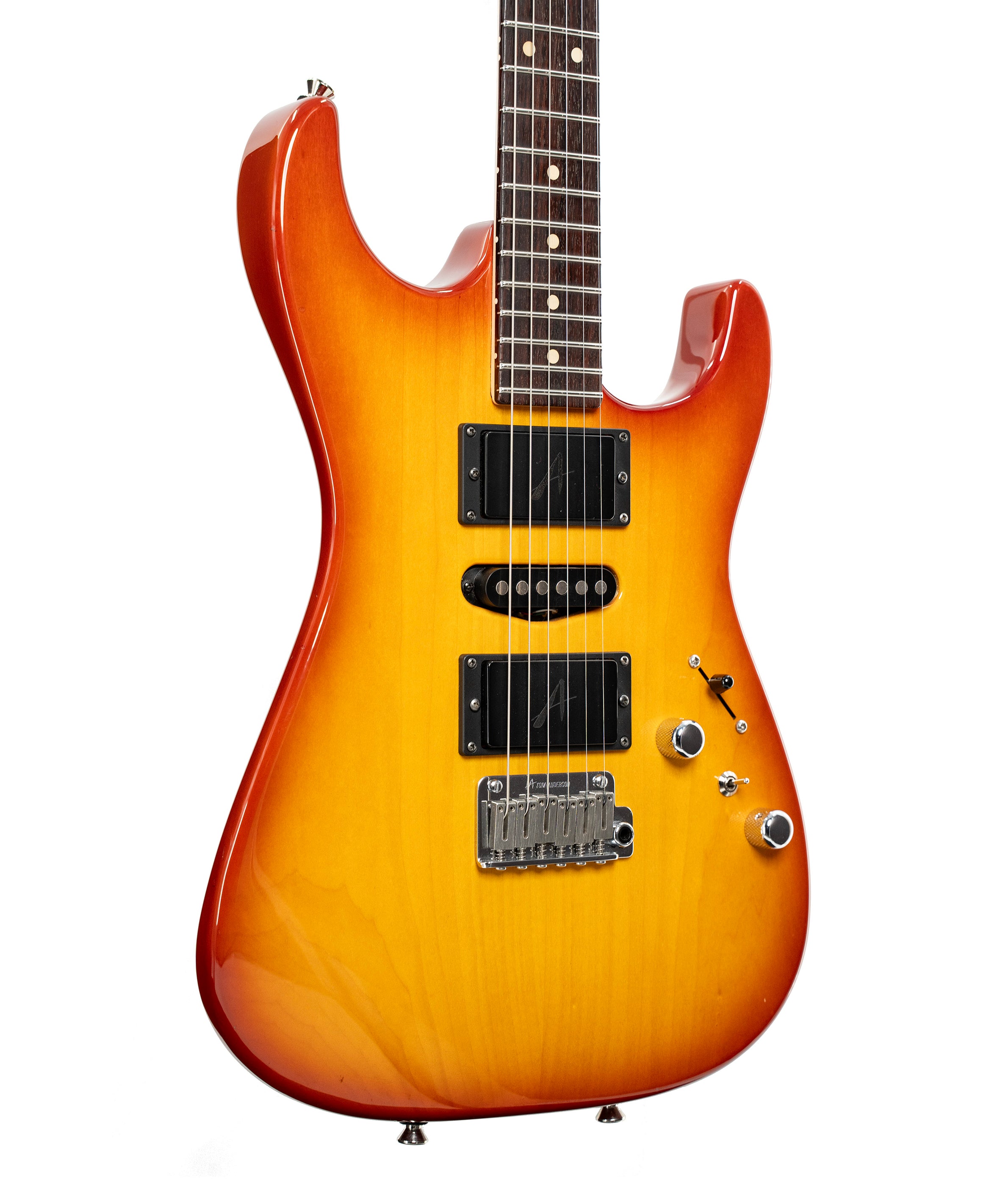 Pre-Owned Tom Anderson Pro Am HSH Electric Guitar - Cherry — Alamo ...