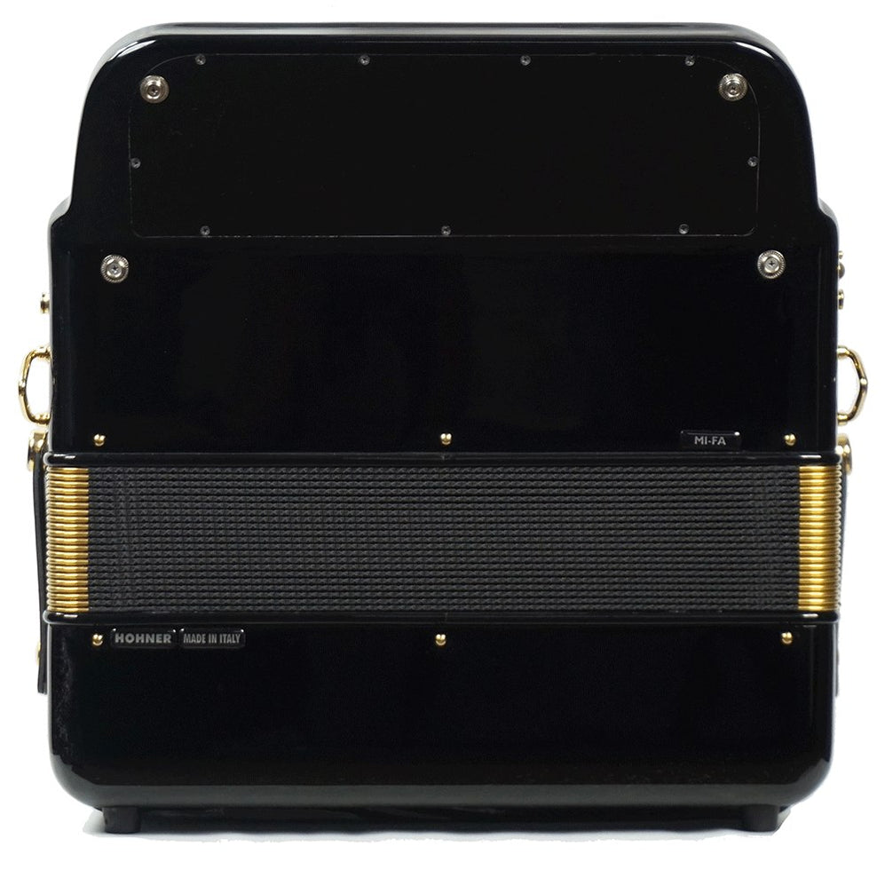 Hohner Anacleto Rey Del Norte Accordion Two Tone FBbEb/EAD Black/Gold ...