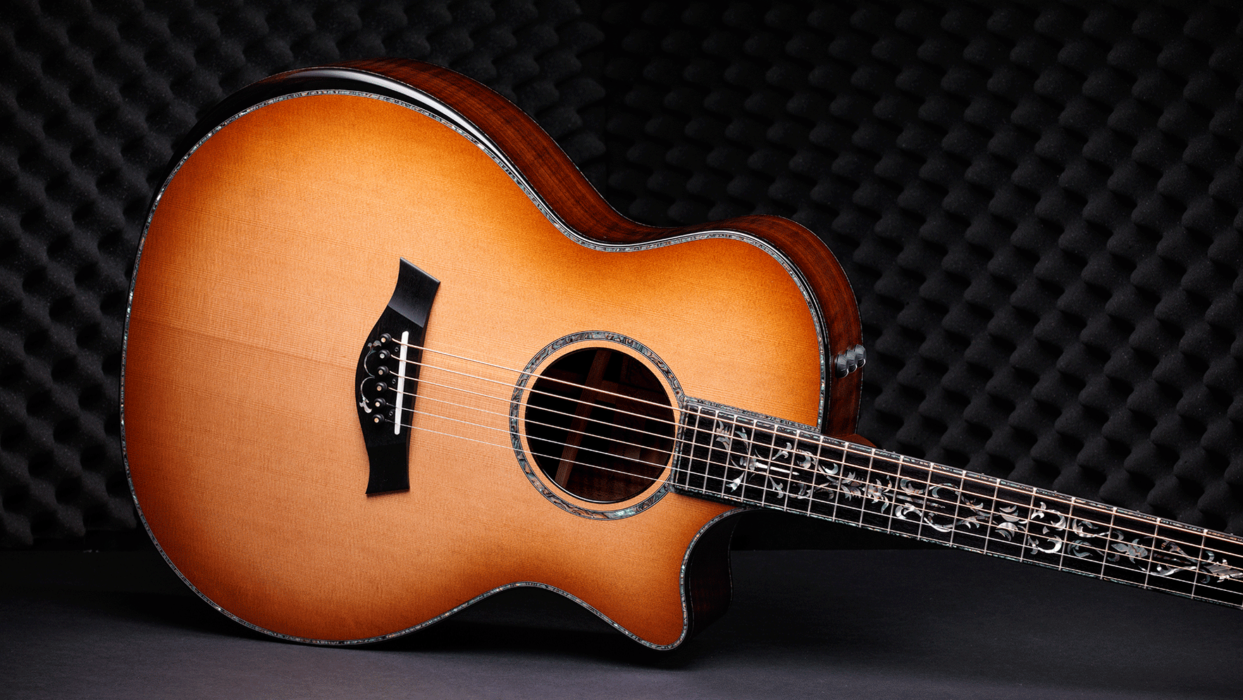 Taylor PS14ce Figured Walnut / Cedar 50th Anniversary Grand Auditorium ...