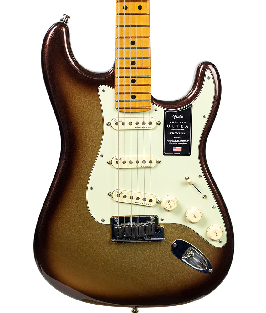 Fender American Ultra Stratocaster, Maple Fingerboard - Mocha ...