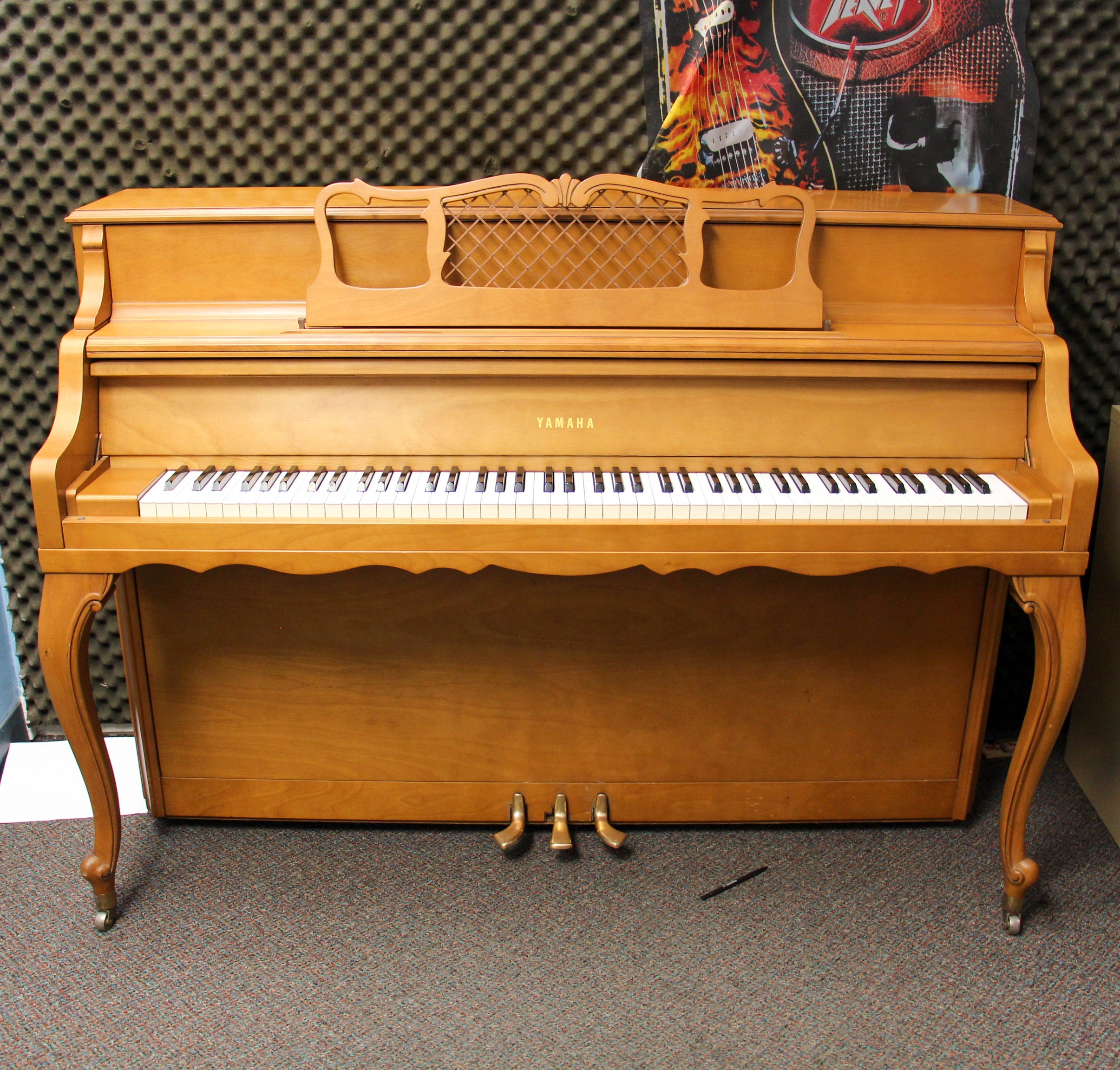 Yamaha M2 French Oak Piano | French Style w benchAlamo Music ...