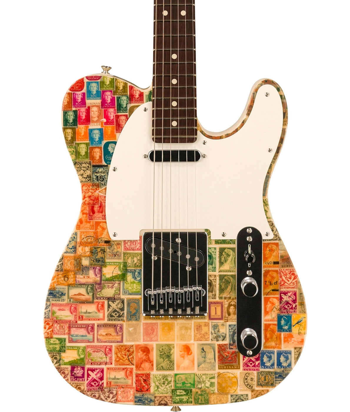 Fender Custom Shop World Stamp Collection Telecaster Electric Guitar ...