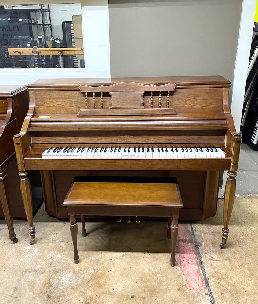Charles Walter Upright Console PianoAlamo Music CenterCharles ...
