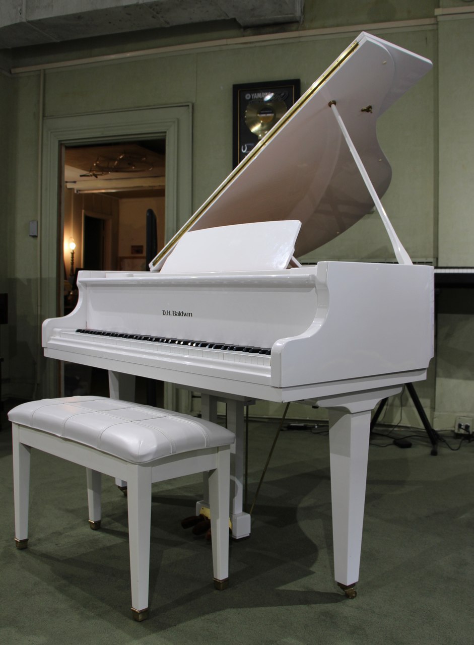 DH Baldwin C142 Baby Grand | Polished White | 53672 | UsedAlamo Music ...