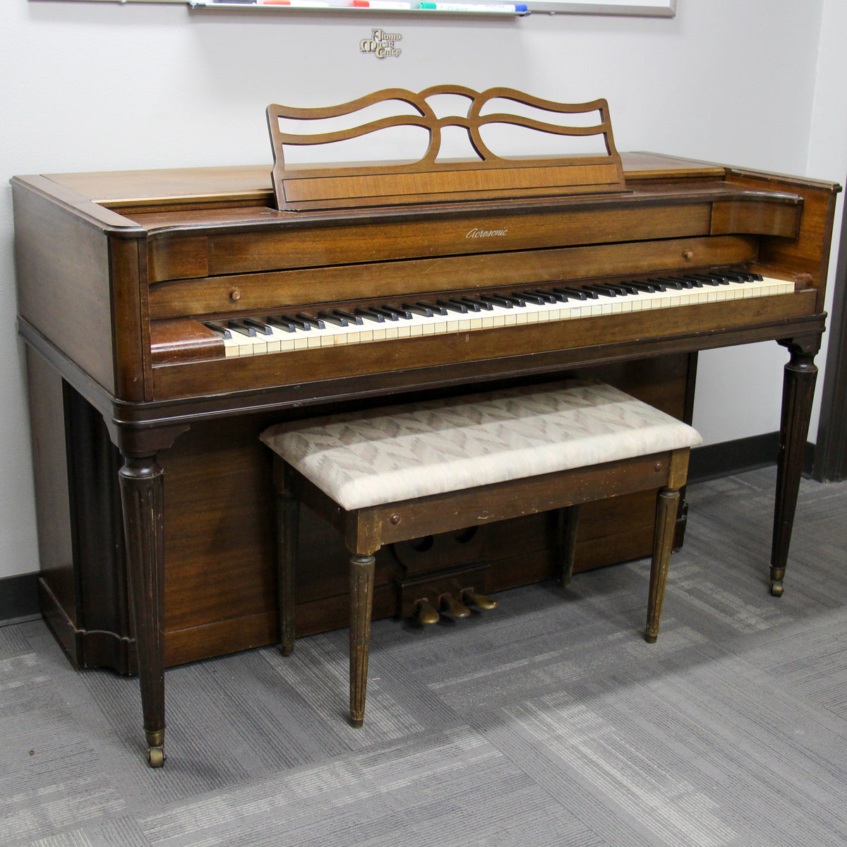 Acrosonic by Baldwin Spinet/Console Piano Cherry FinishAlamo Music ...