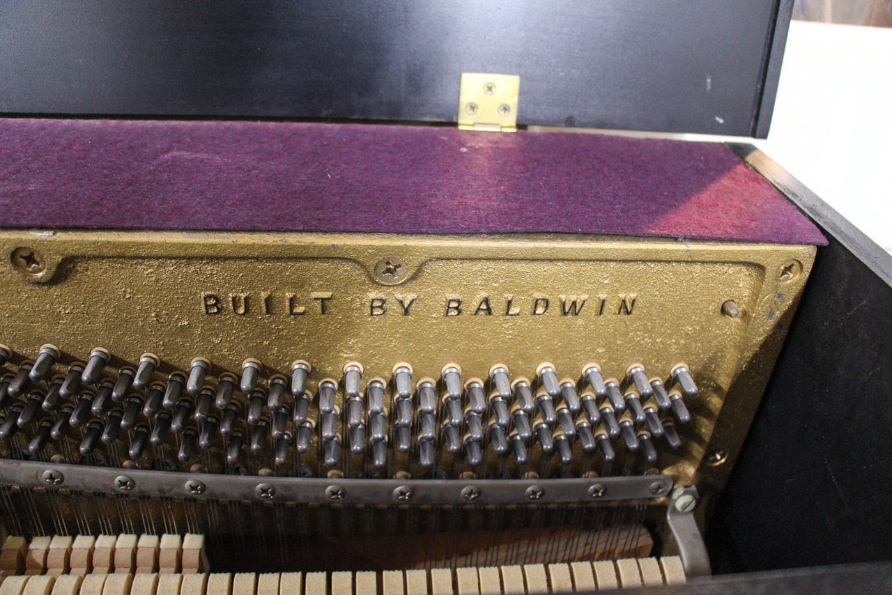 Baldwin Hamilton 243 Studio Upright Piano Ebony Satin | UsedAlamo Music ...