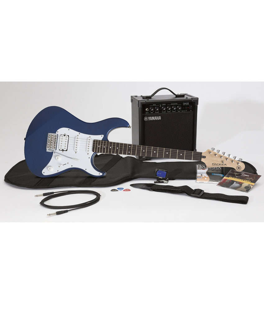 Yamaha Gigmaker EG PAC012 Blue Electric Guitar Package w/ Amp Yamaha ...