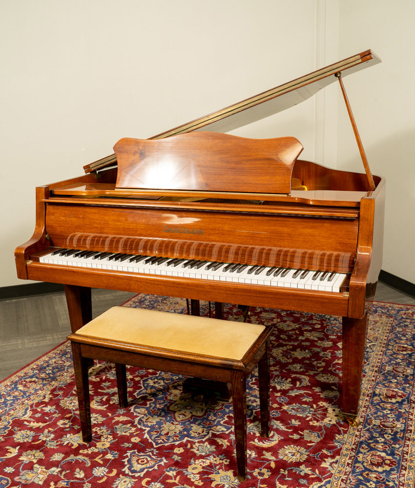 Zimmermann Baby Grand Piano | Polished Walnut | UsedAlamo Music ...