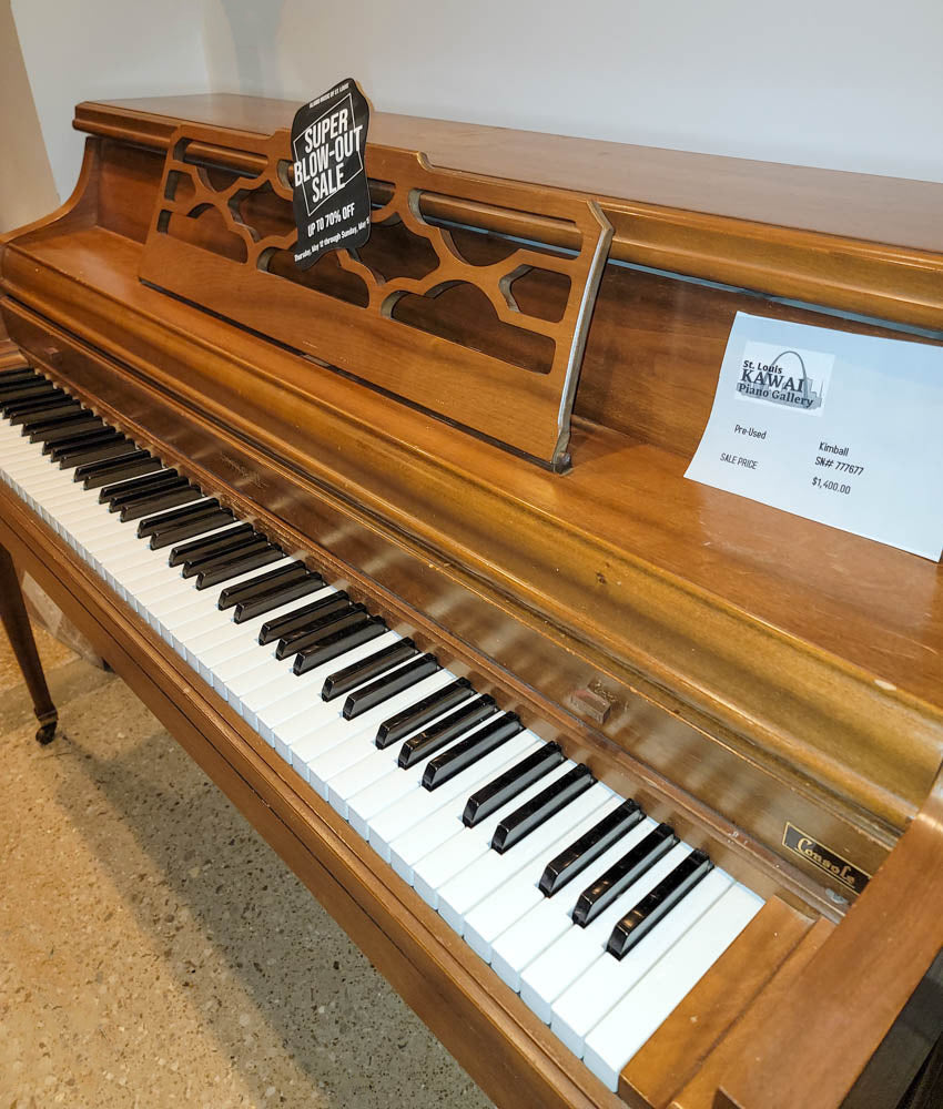 1971 Kimball Console Piano | Satin Walnut | SN: 777677 | UsedAlamo ...