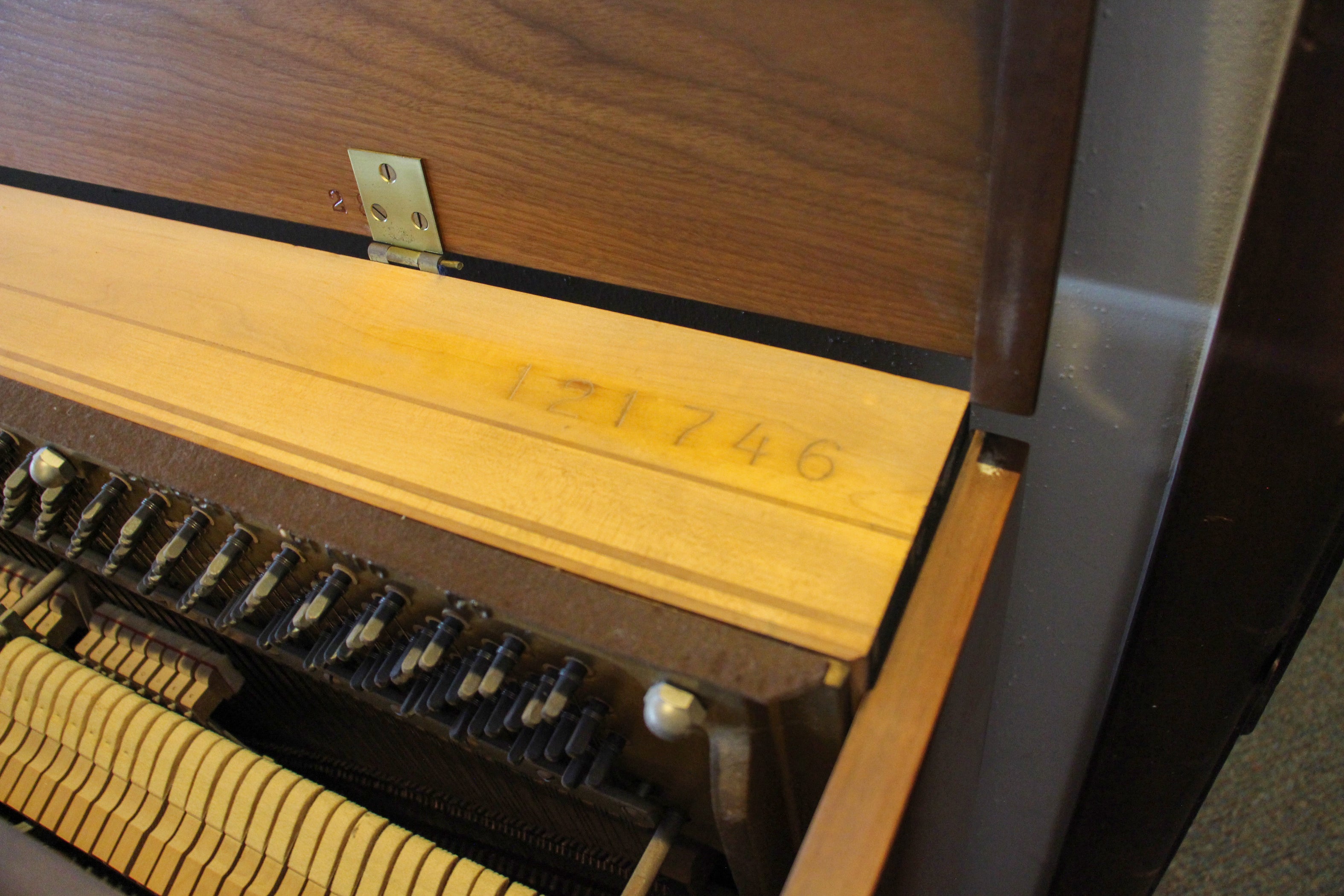 Everett Upright Furniture Console Piano | Walnut FinishAlamo Music ...