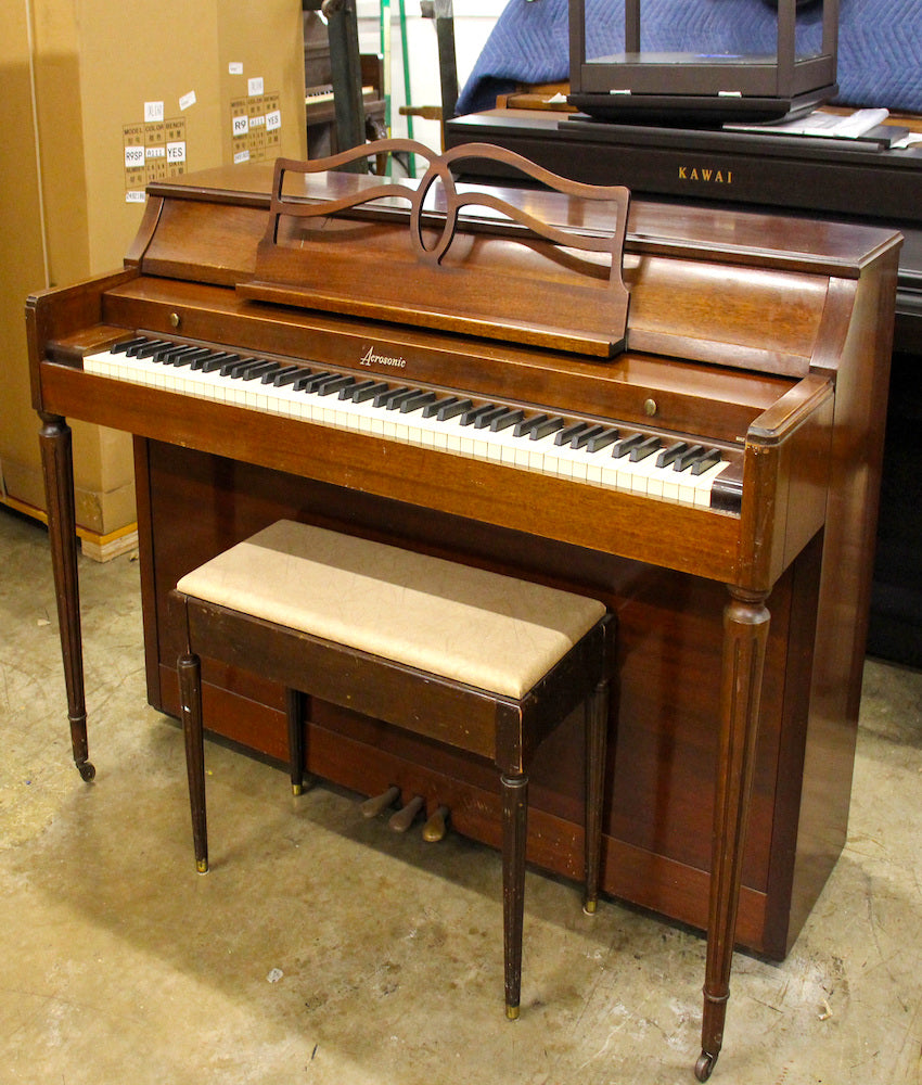 Acrosonic by Baldwin Spinet Piano | Satin Walnut | SN: 510319Alamo ...