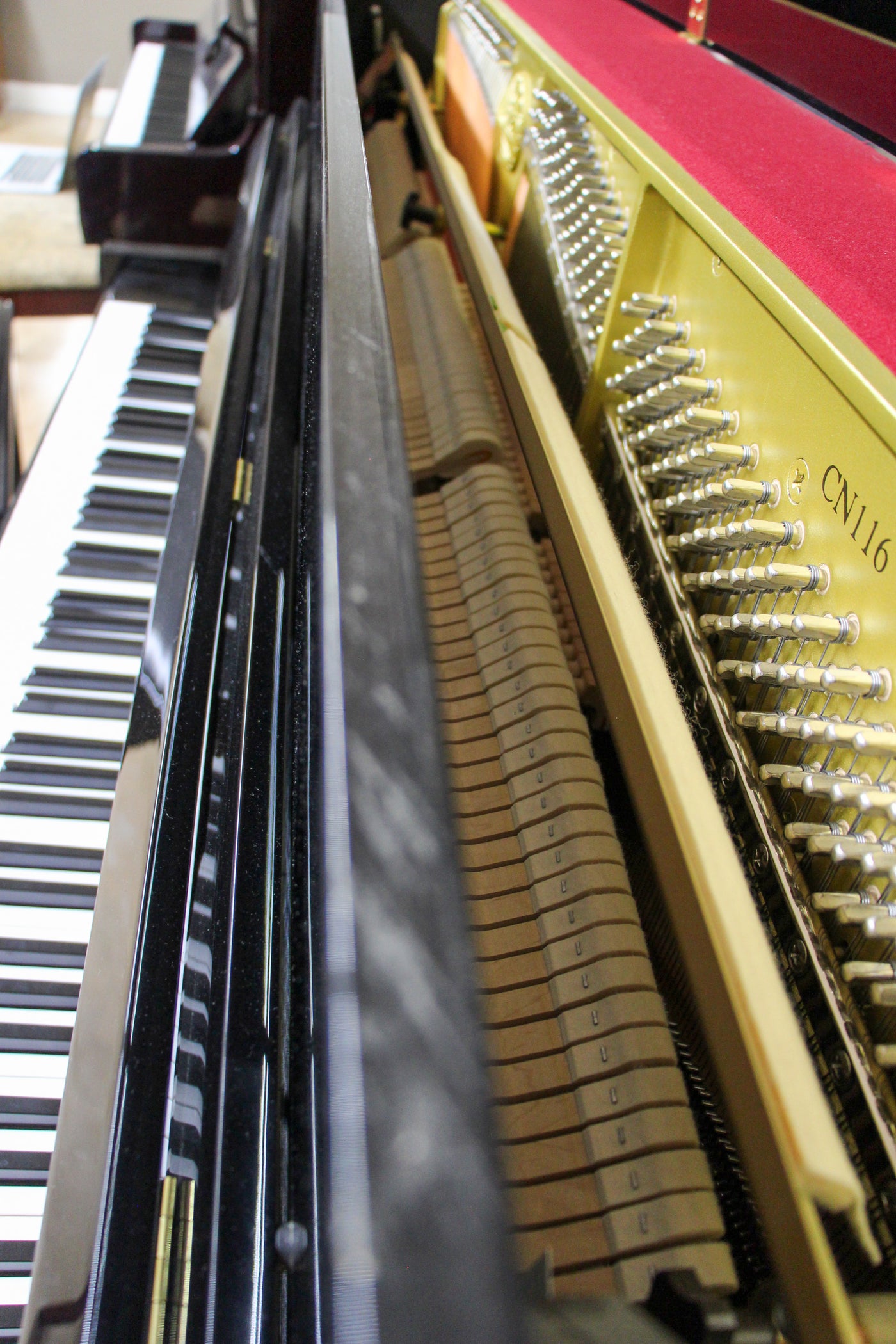 Cable-Nelson Polished Ebony Upright Console PianoAlamo Music ...