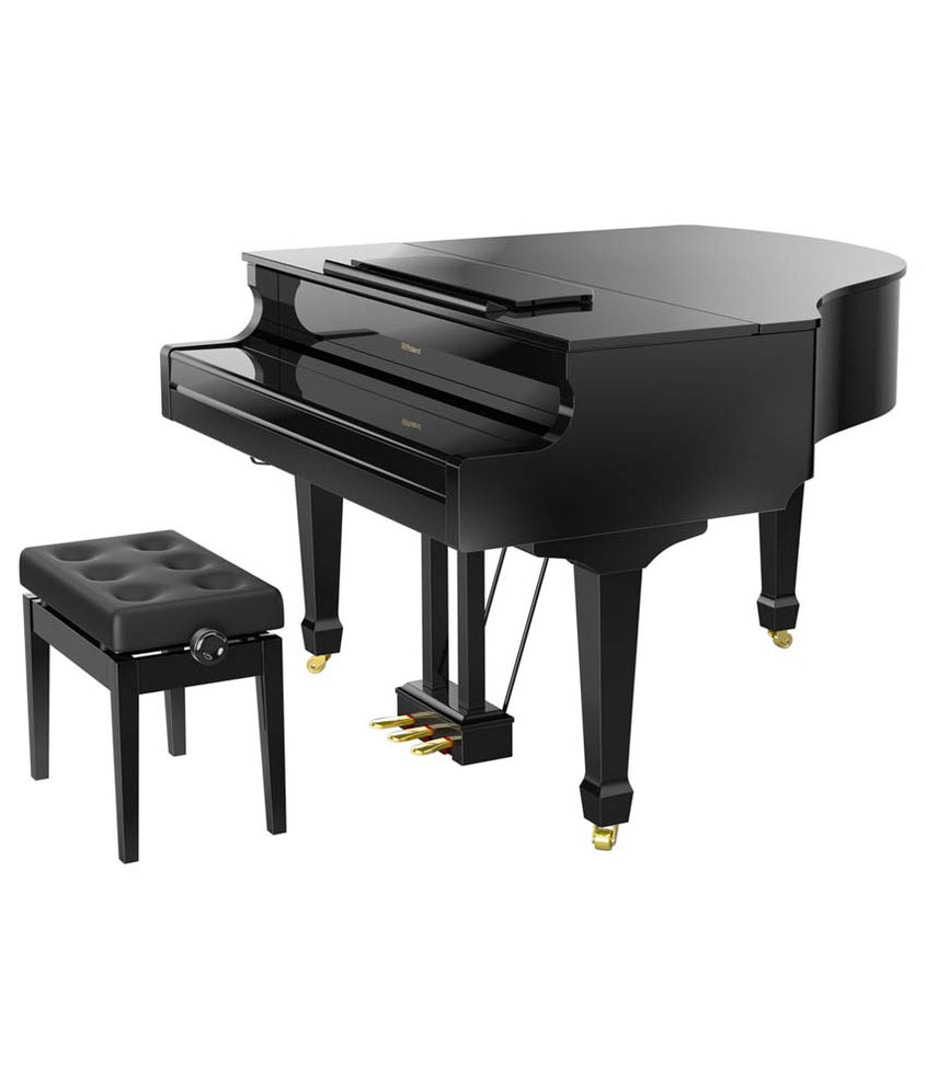 Roland GP609 Digital Grand Piano Kit w/ Bench - Polished Ebony ...