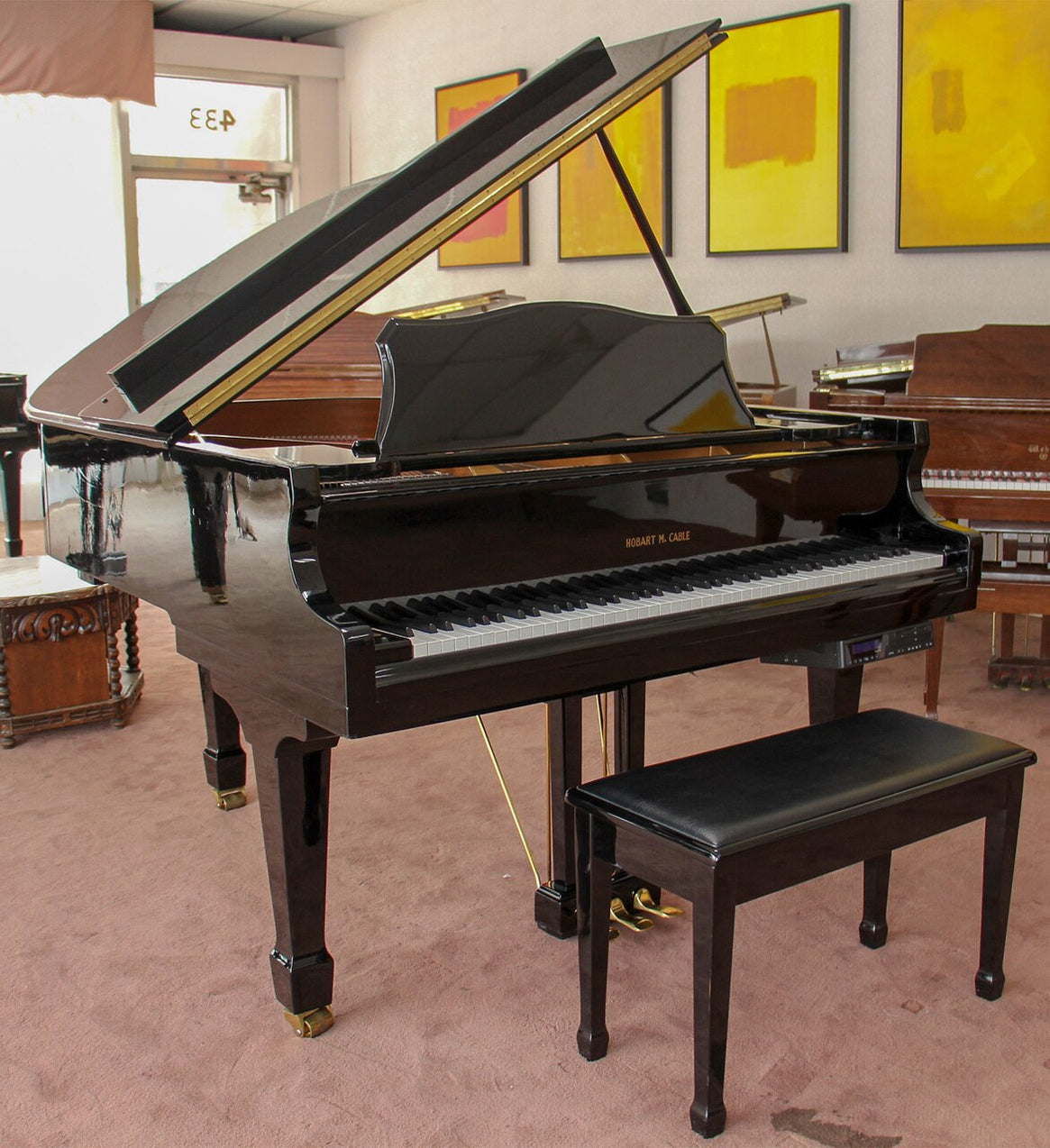 Hobart M. Cable GH-62 Grand Piano w/ PianoDisc Player SystemAlamo Music ...