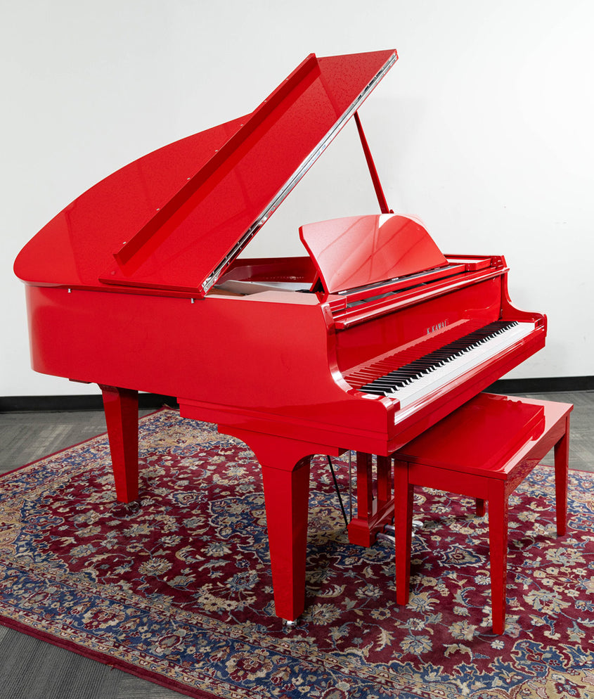 2022 Kawai 5'0" GL-10 Baby Grand Piano | Ferrari Red Polish | UsedAlamo Music CenterKawaiGrand ...