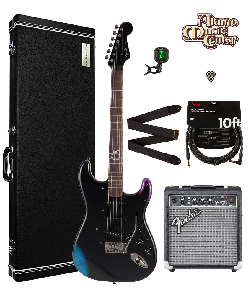 Fender Final Fantasy XIV Stratocaster, Rosewood Fingerboard, Black ...